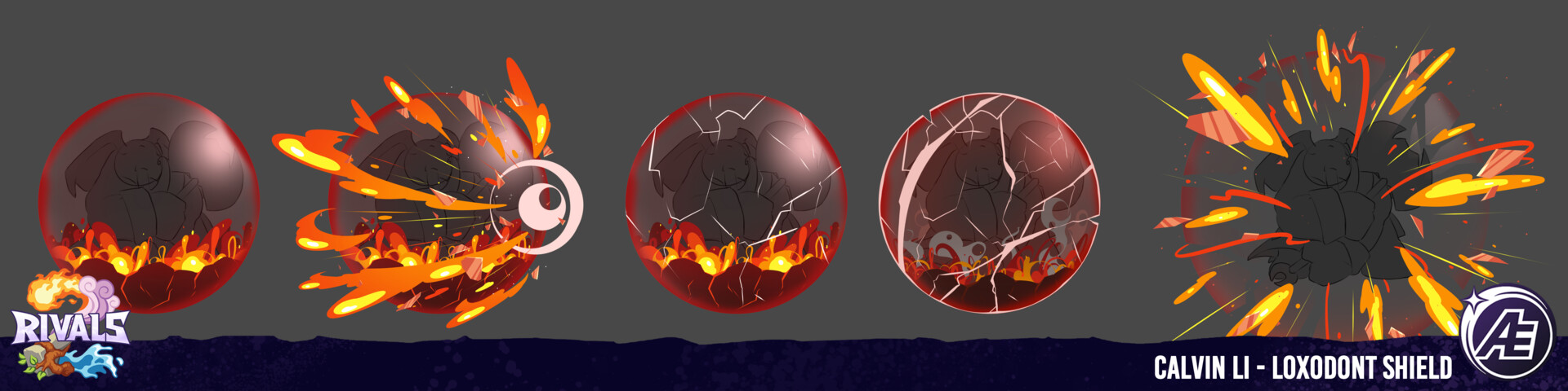 Calvin Li - Rivals of Aether 2 - Loxodont VFX Concepts