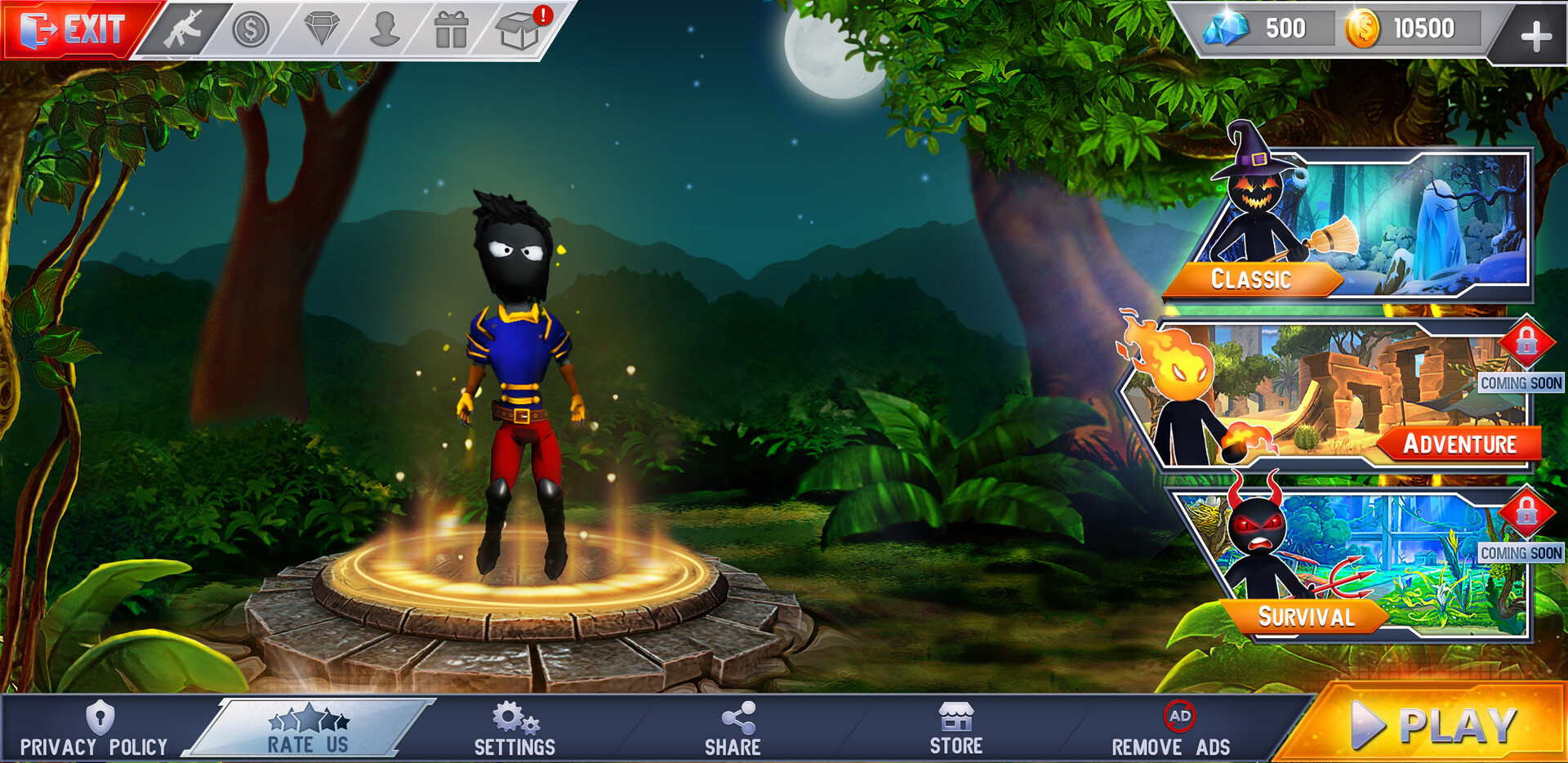 ArtStation - Stick Man Game full UI/UX