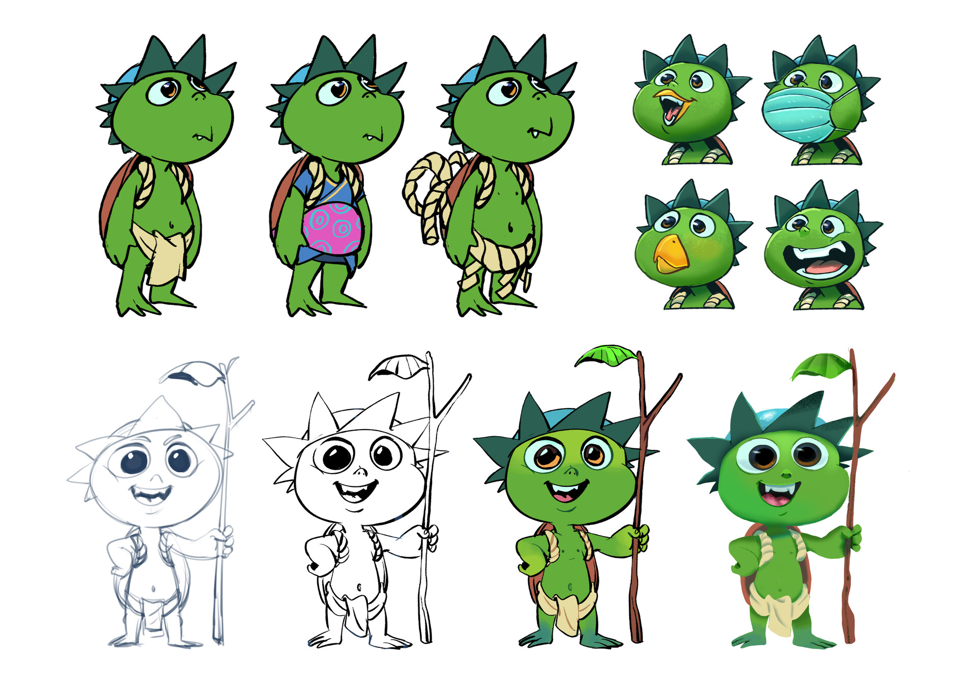 ArtStation - Kappa Boy Character Design for Toys