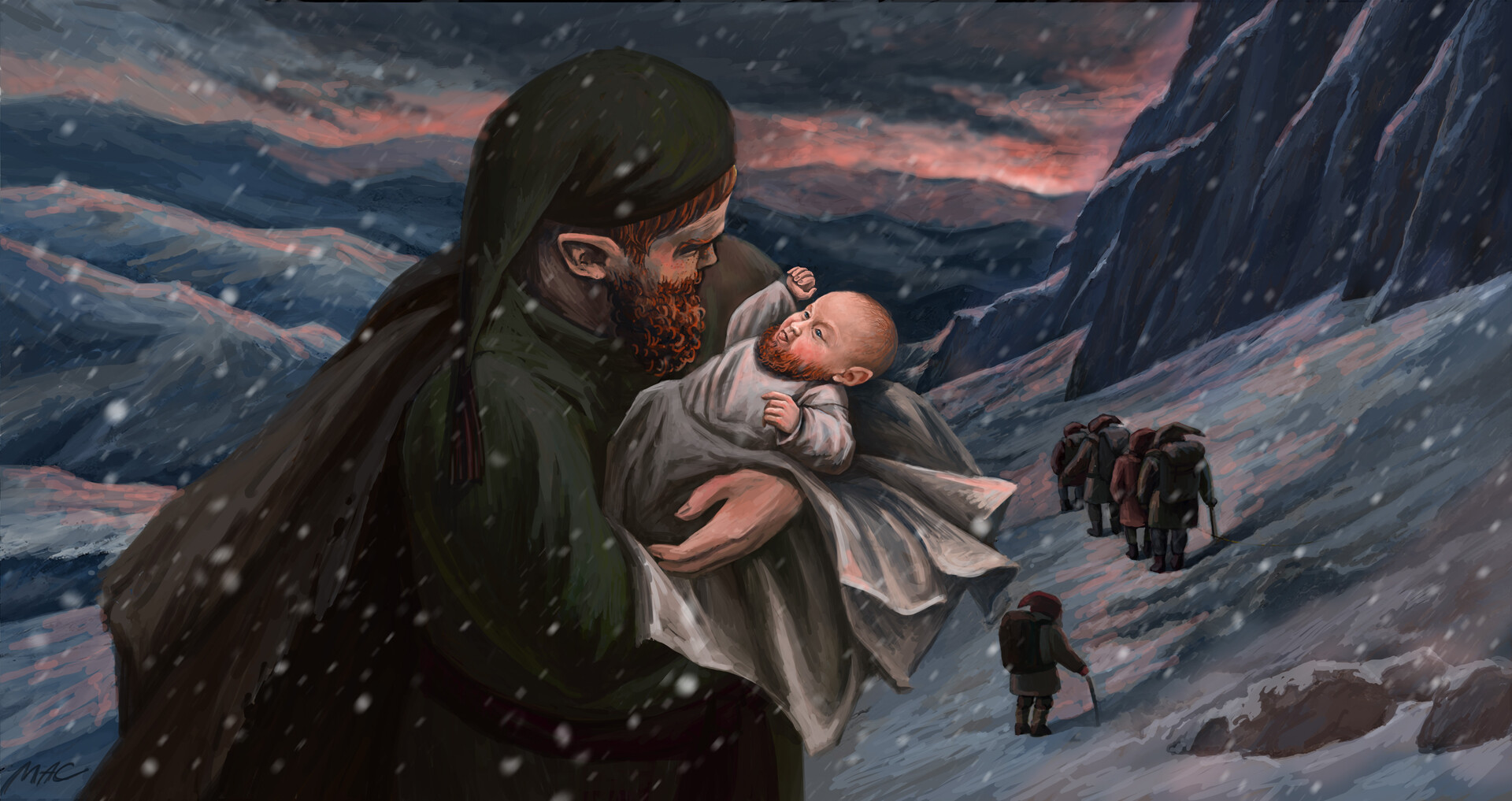 ArtStation - Dwarf and his son