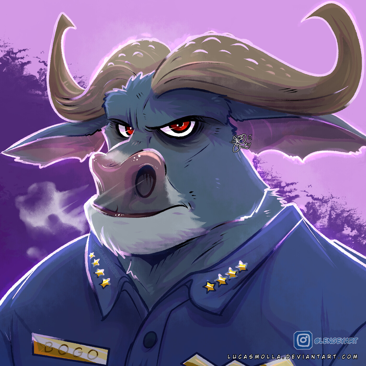 ArtStation - Chief Bogo (Zootopia)