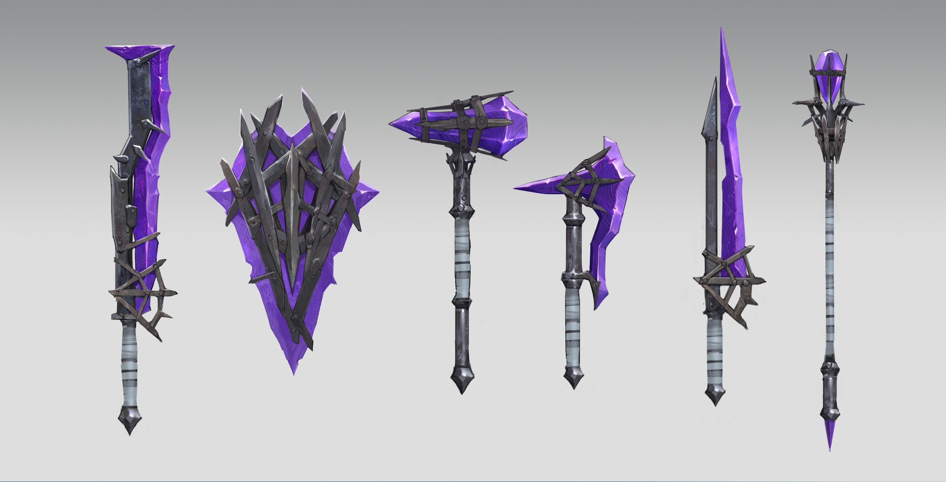 ArtStation - Fantasy weapon design