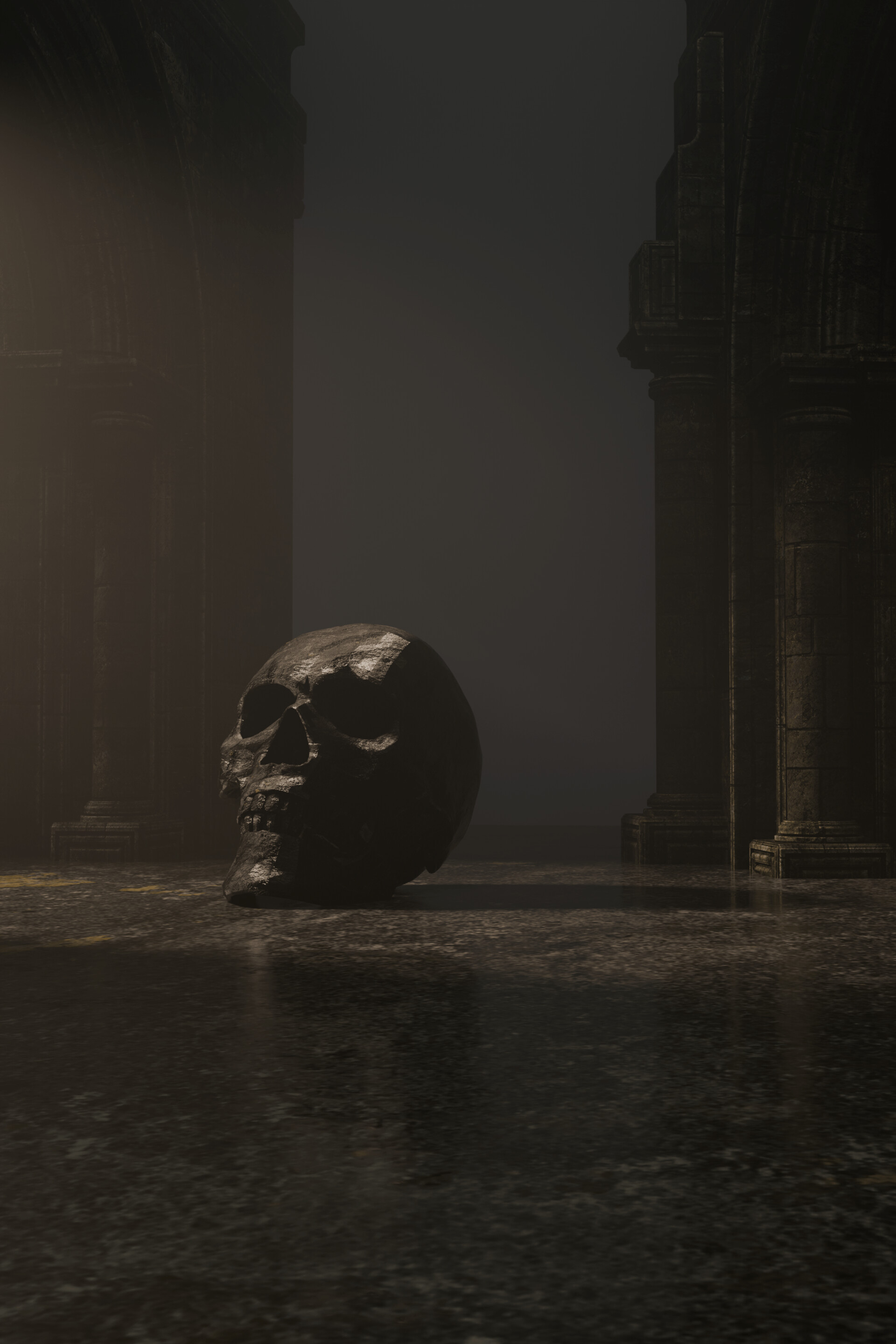 ArtStation - Learning Again : Skull Temple