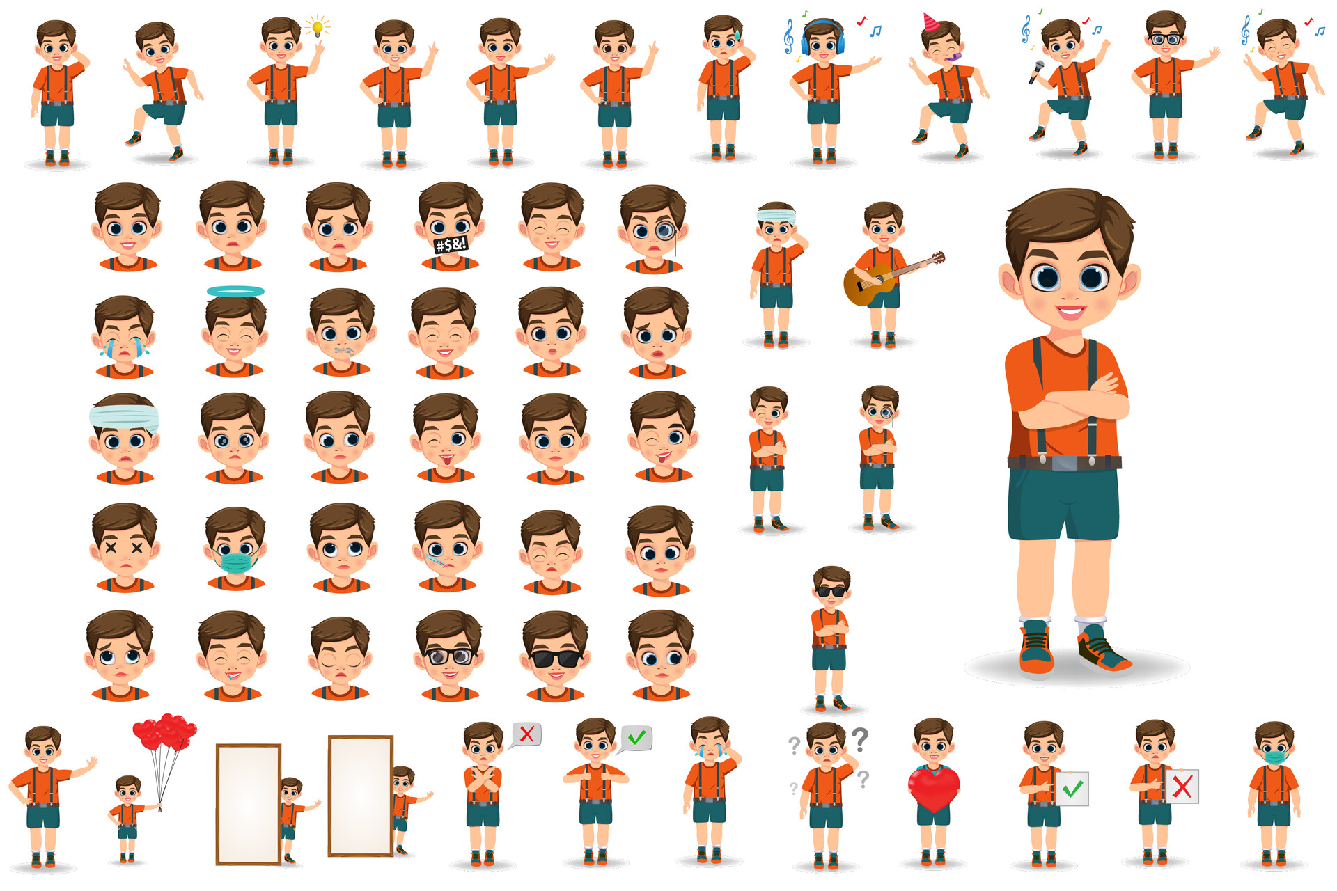 ArtStation - 700 Plus Vector Character's With Multiple Poses - Easy to ...