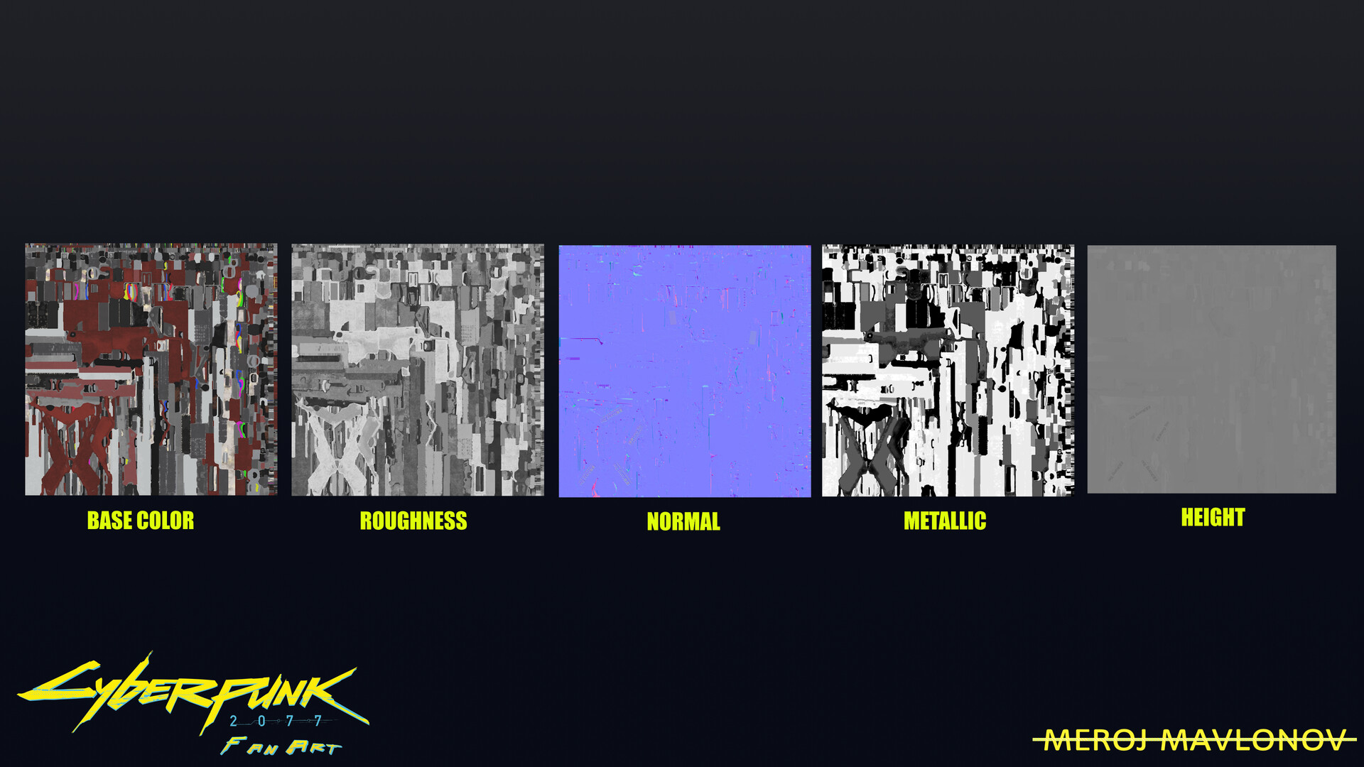 Meroj Mavlonov - Kang Tao G-58 DIAN - Cyberpunk 2077 Fan Art