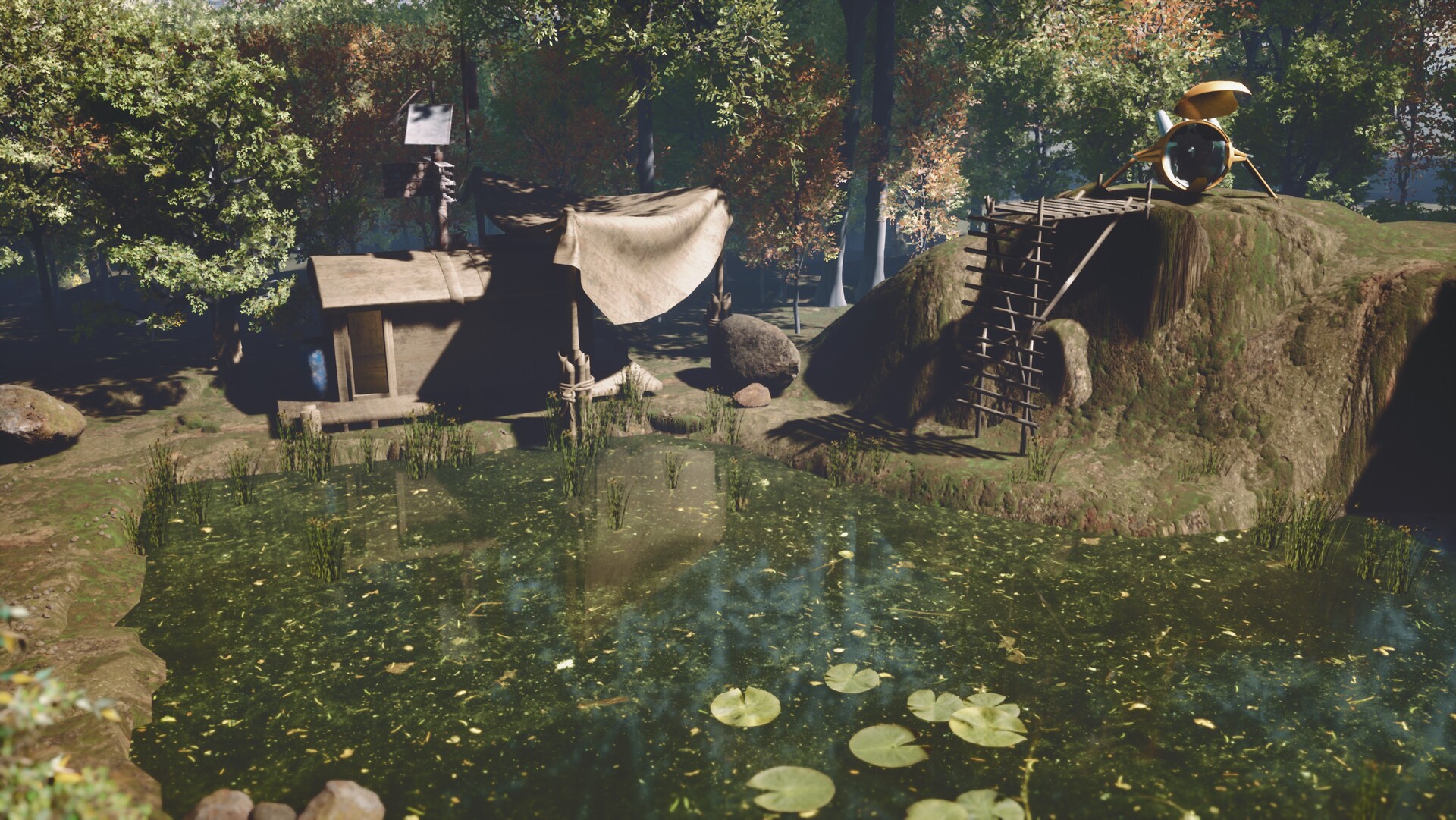 ArtStation - Woodsy tranquility