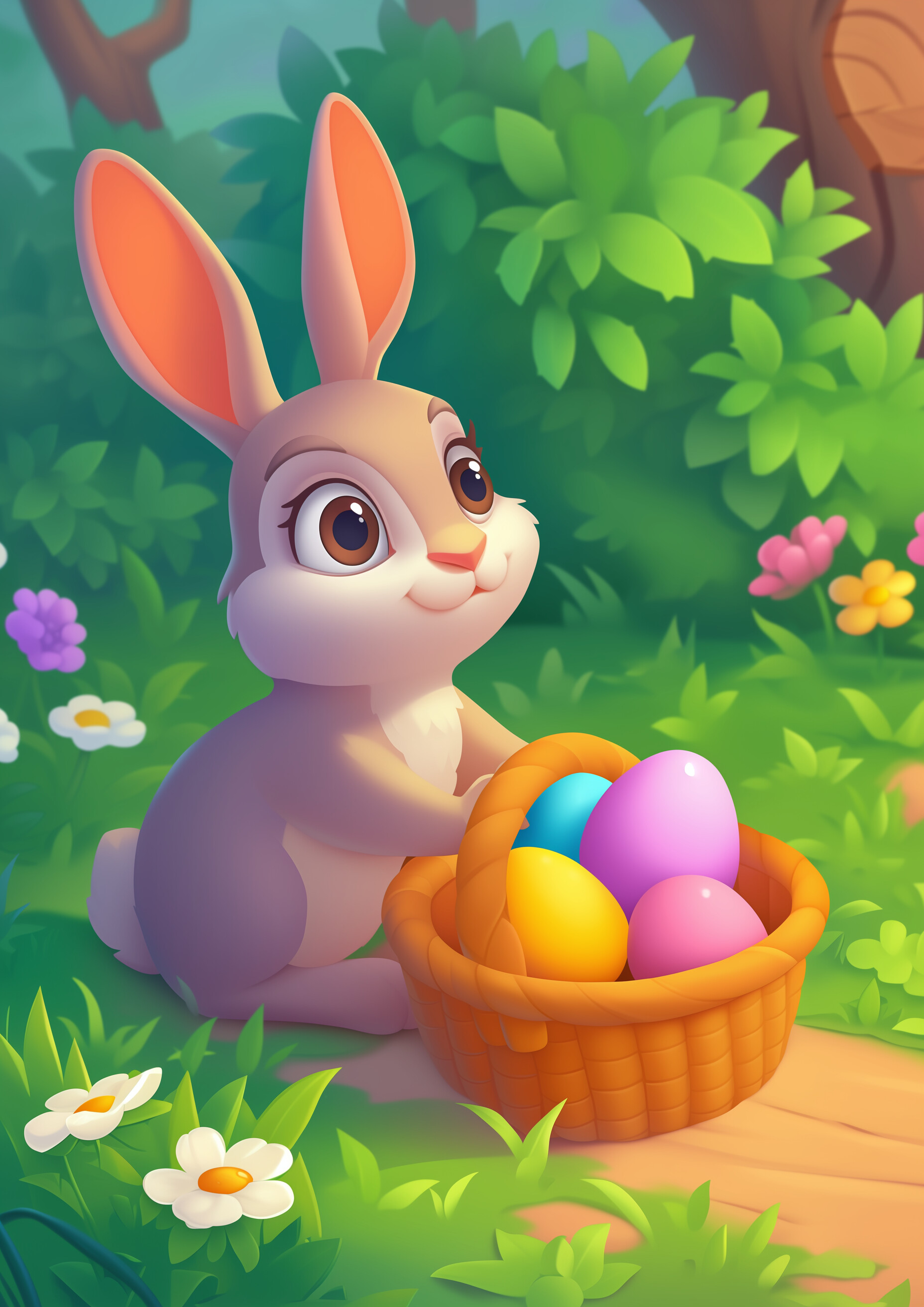 marina-grishina-adminmijourney-a-cartoon-easter-bunny-in-a-basket-with ...