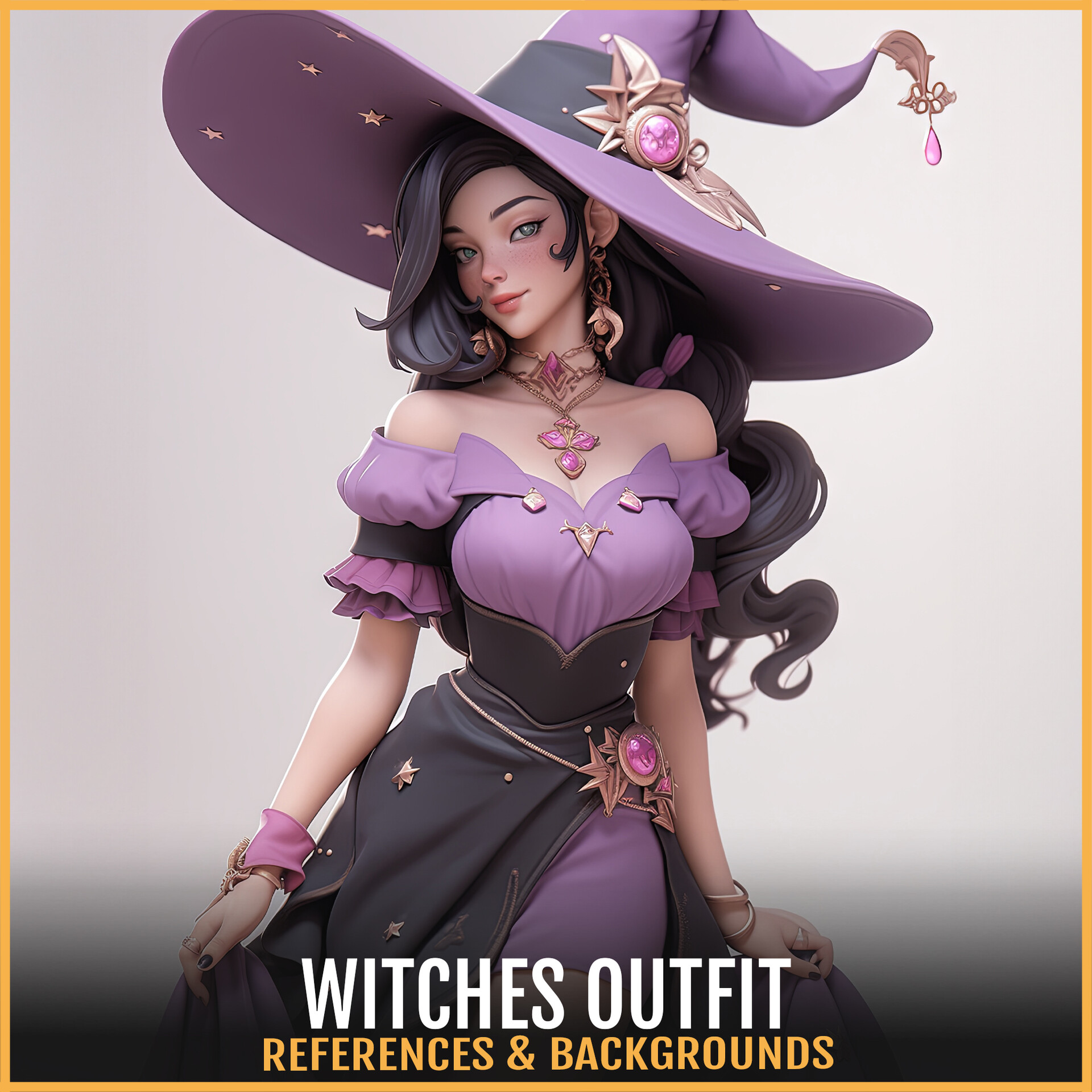 ArtStation - 505 Witches Outfit VOL31