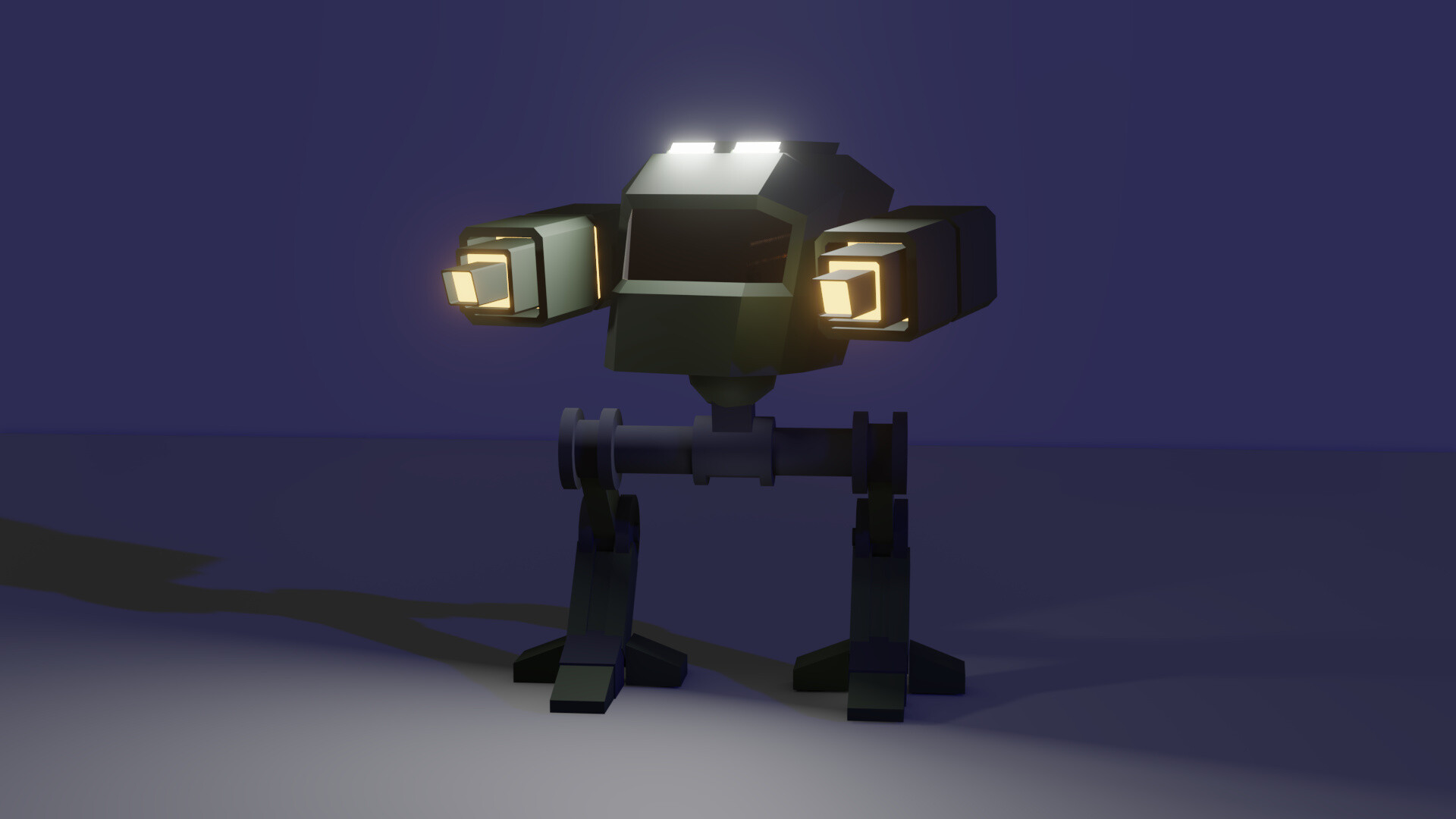 ArtStation - My simple Mech
