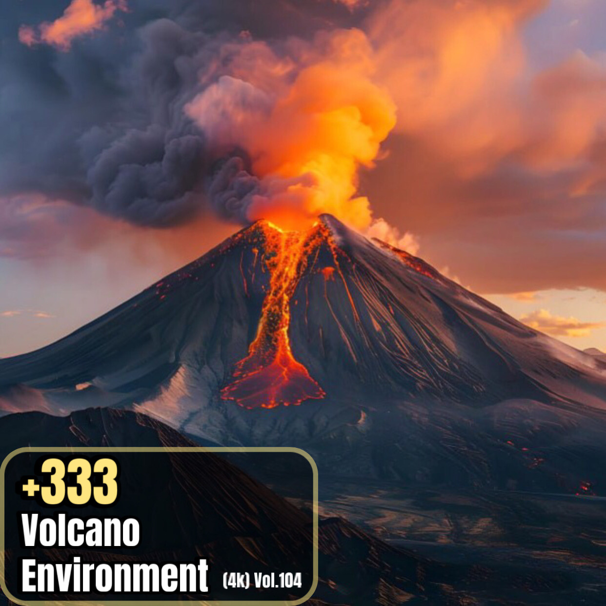 ArtStation - +333 Volcano Environment concept (4k)