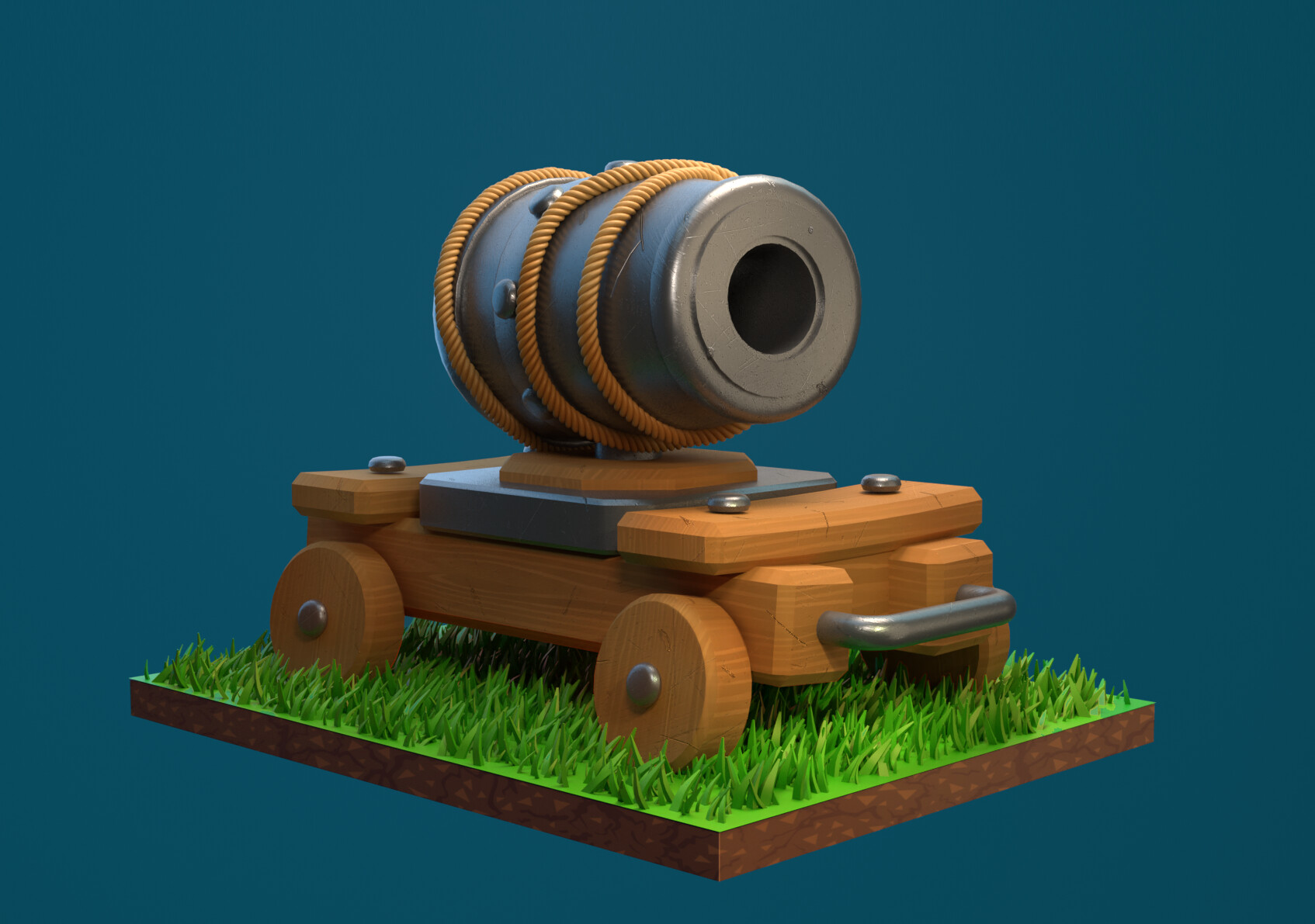 ArtStation - Canon cart Clash royal fanart