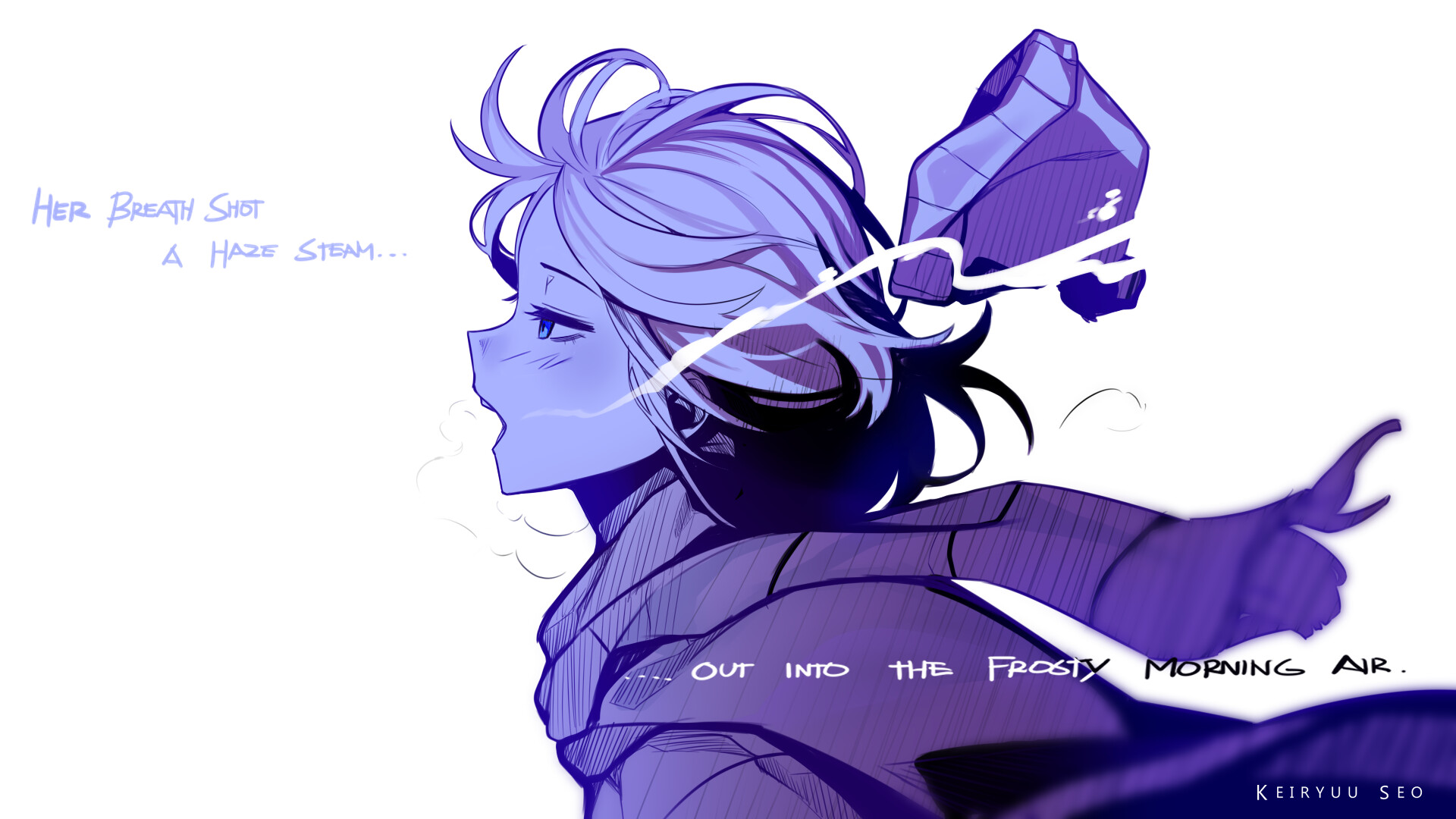ArtStation - Daily Art Prompt | Her breath shot a haze of steam out ...