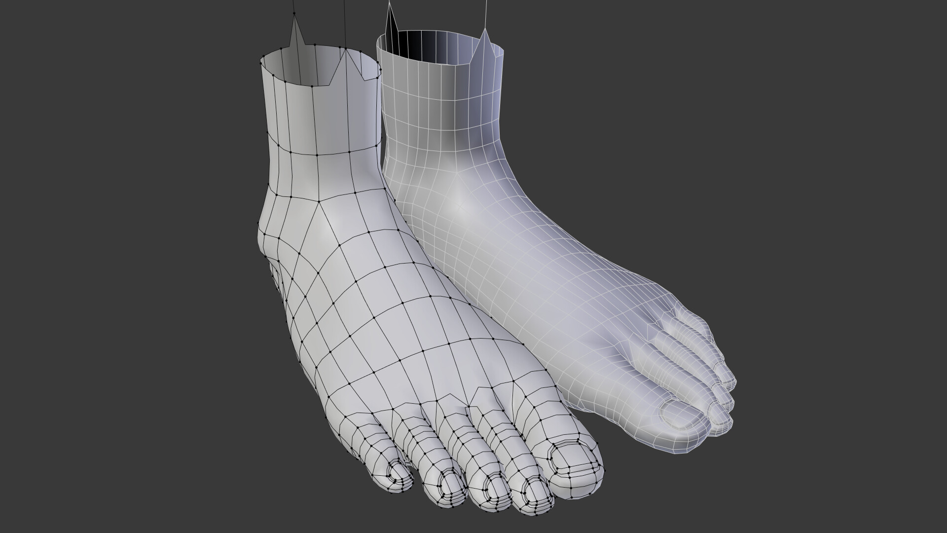 alf anas - human feet