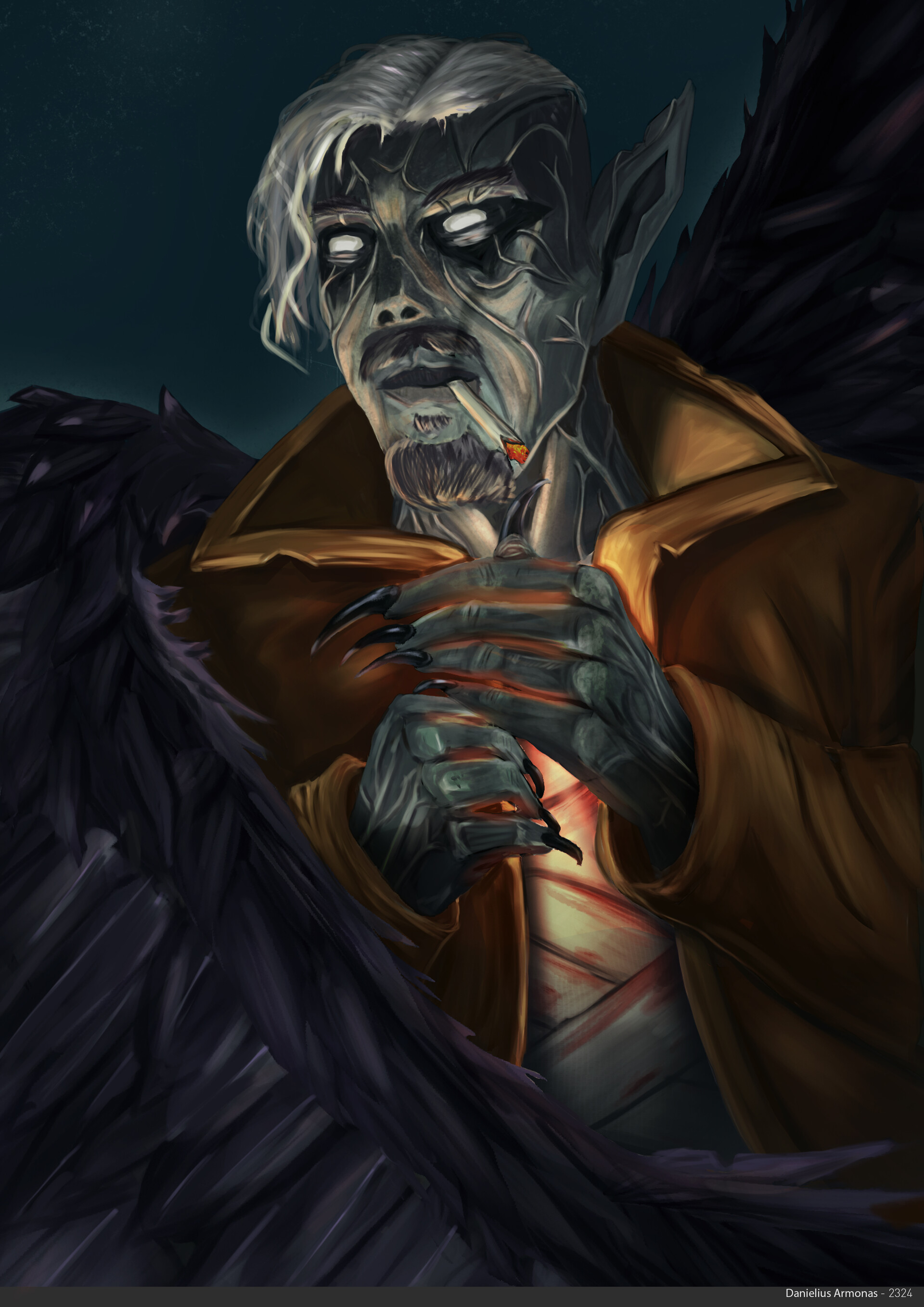ArtStation - The Bruxa | Vampyre Self Portrait