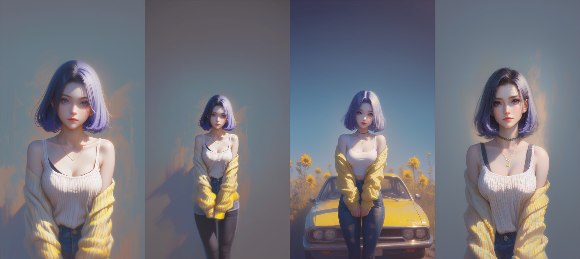 ArtStation - Purely AI generated Character for a Test work