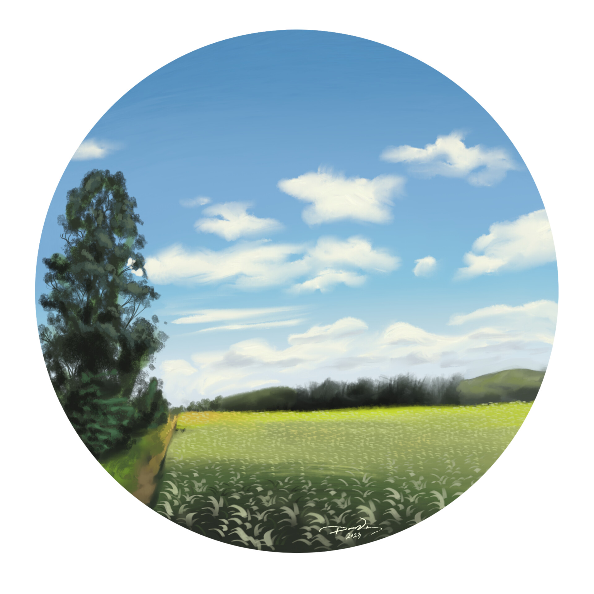 ArtStation - Peaceful Field