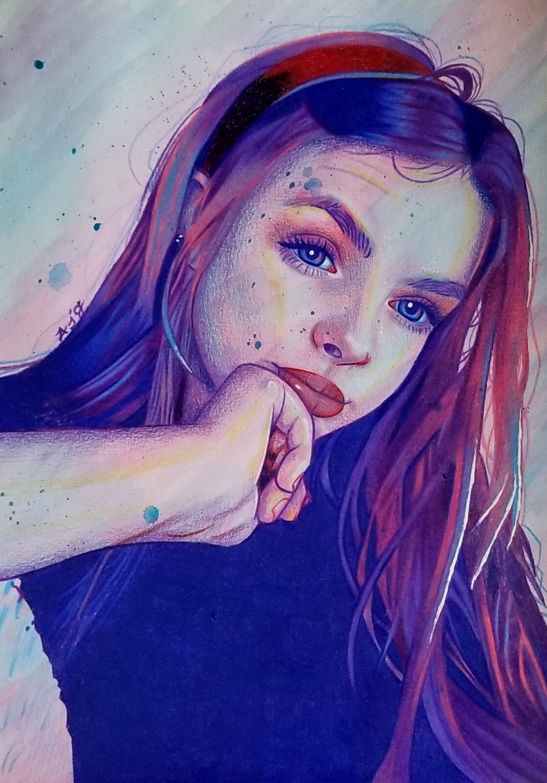 Blue Rose Arts Ashley - Cool Tone Color Portrait