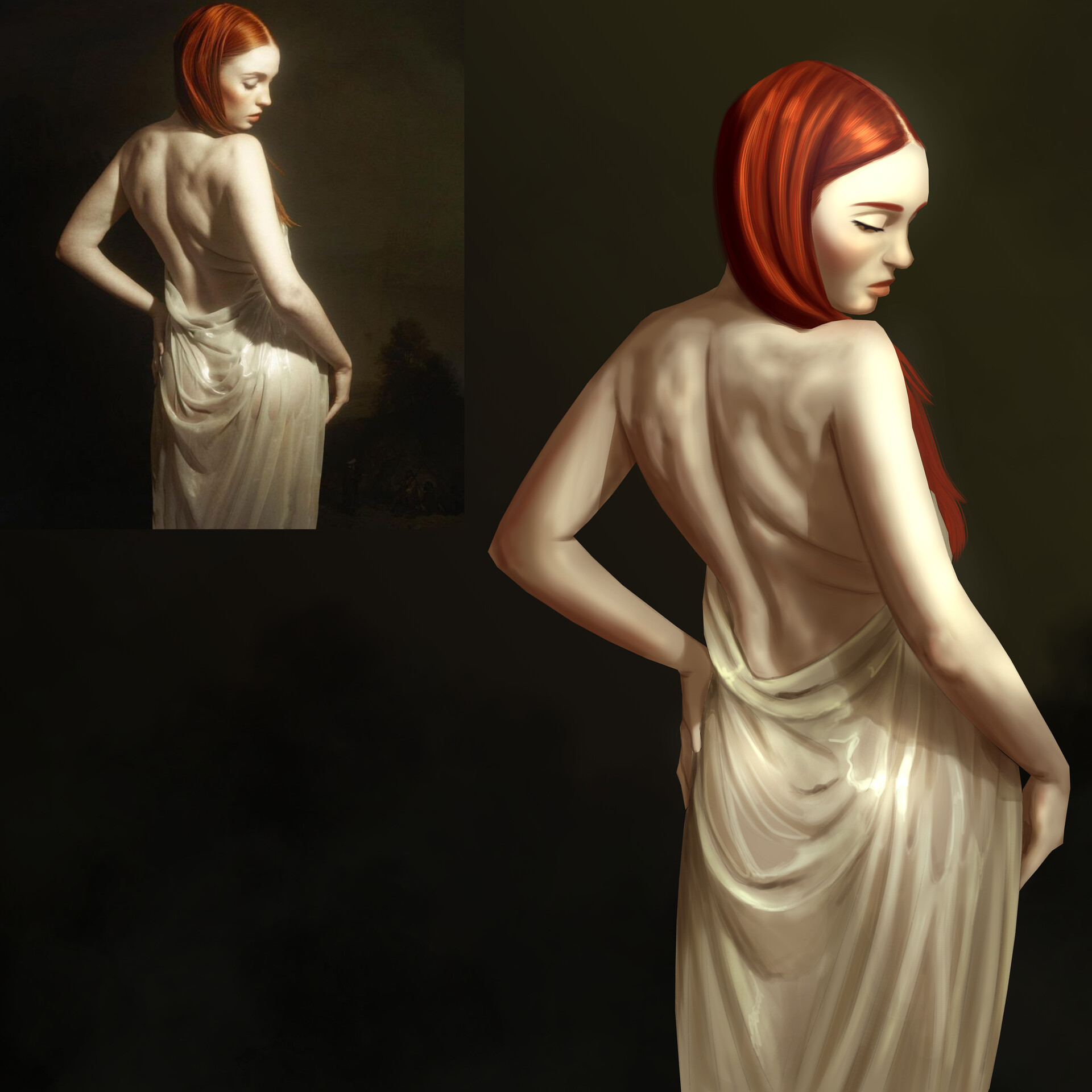 ArtStation - clothes practice