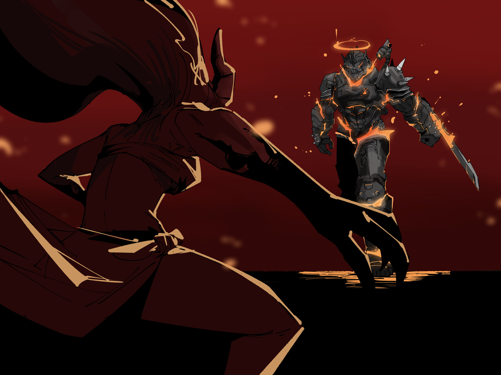 ArtStation - My Demons - "Day of Wrath"