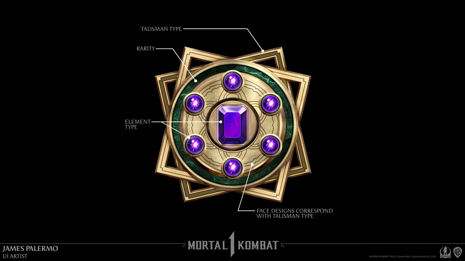 James Kazuki Palermo - MORTAL KOMBAT 1 - Talisman Designs