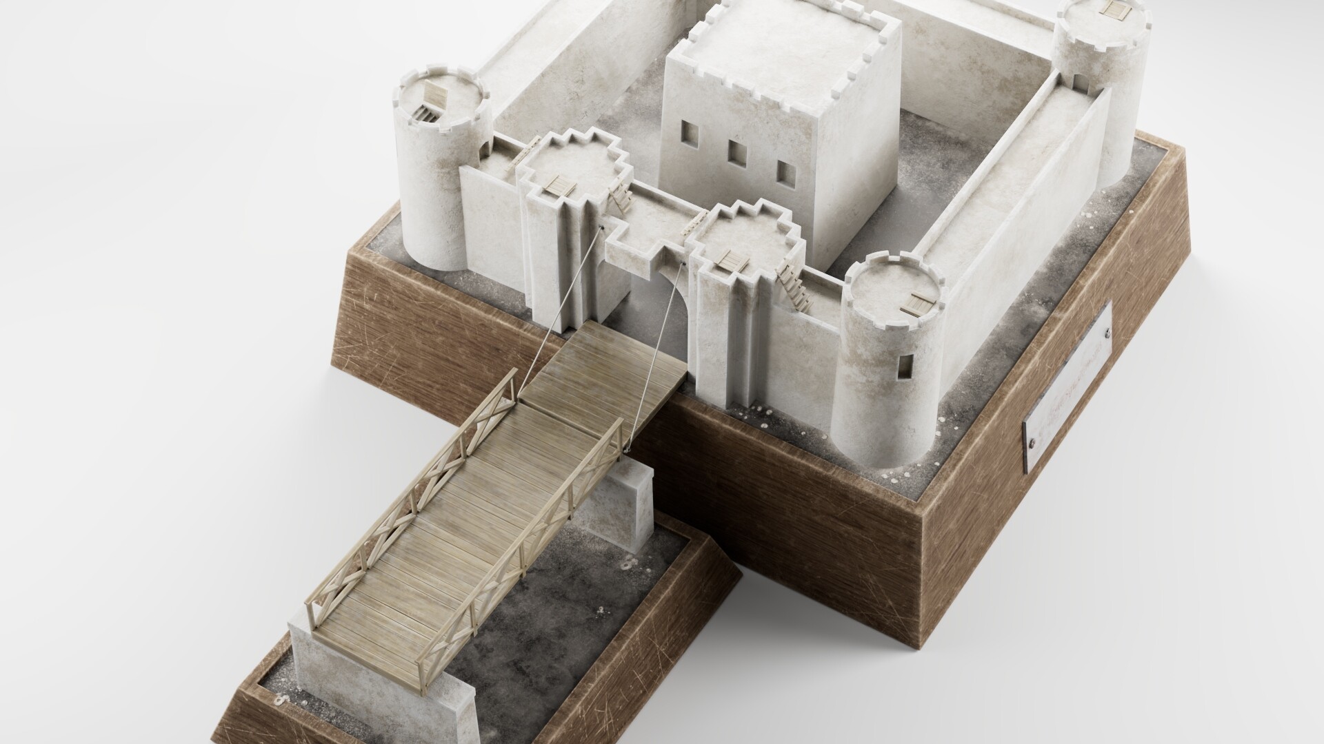 ArtStation - plaster castle mock-up