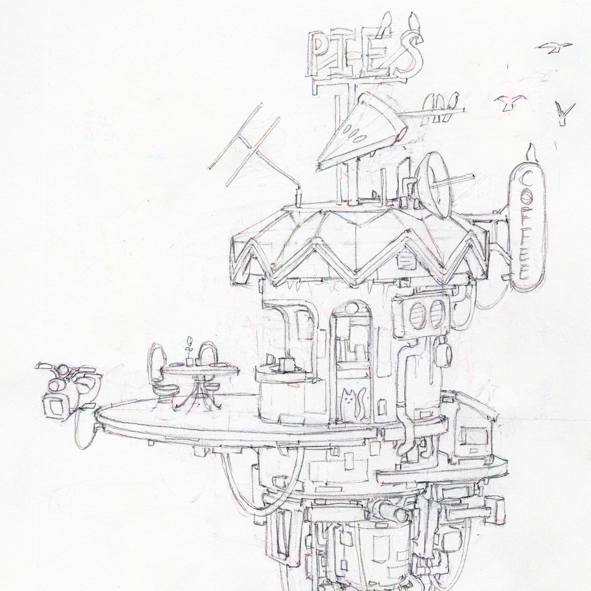 space gooose - space pies!