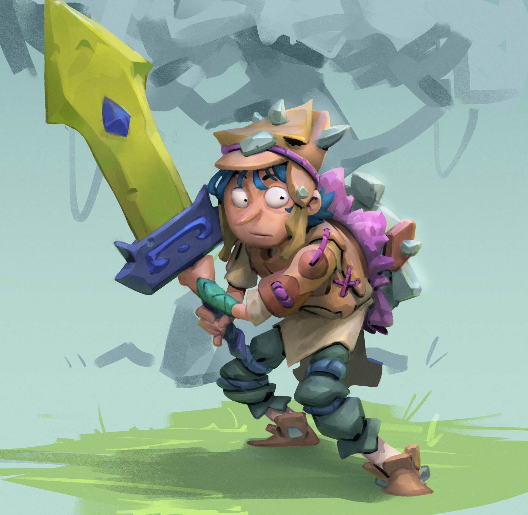 ArtStation - Concerned Warrior