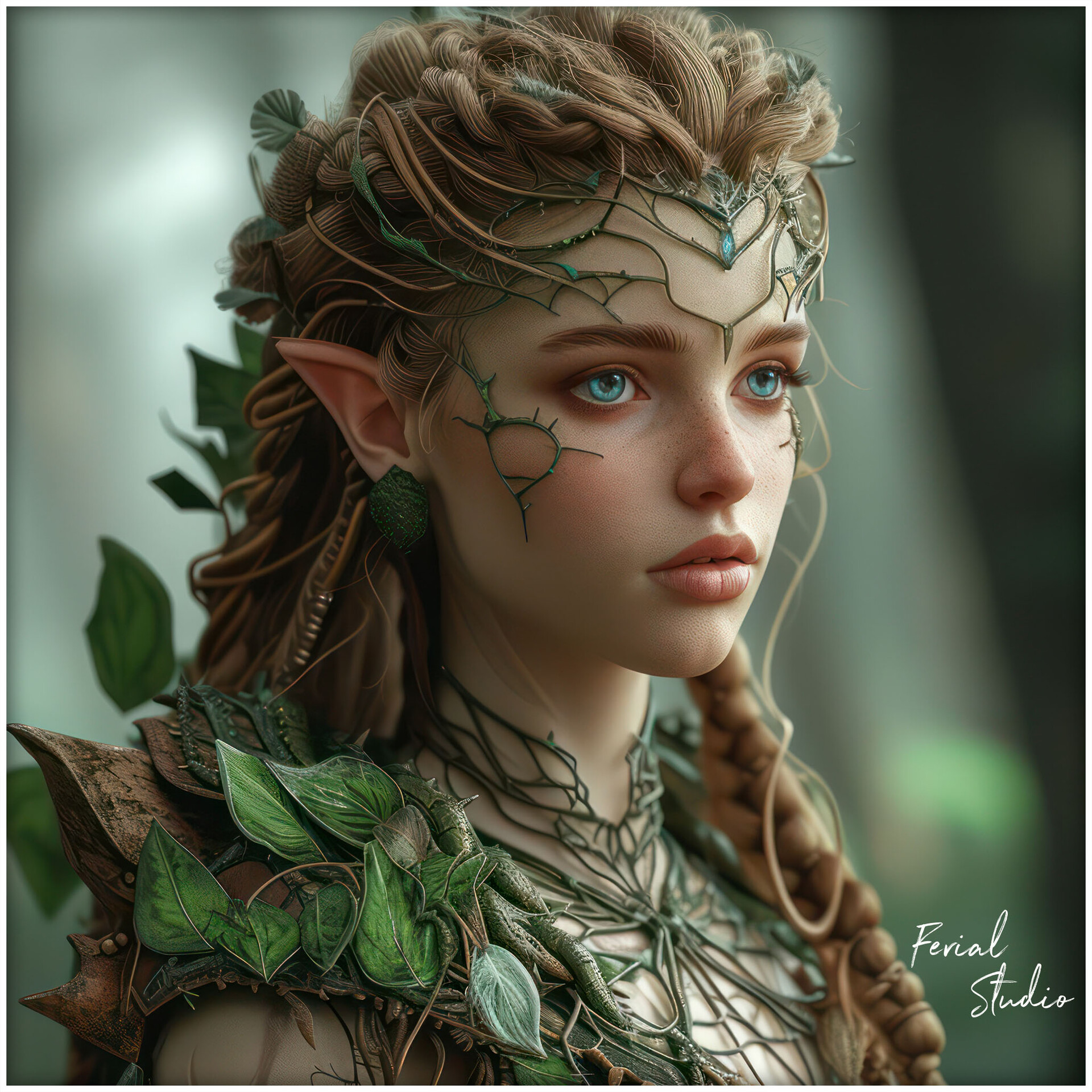ArtStation - 🔹240 Druid Character - Female Reference Image Pack v.19 |4K|