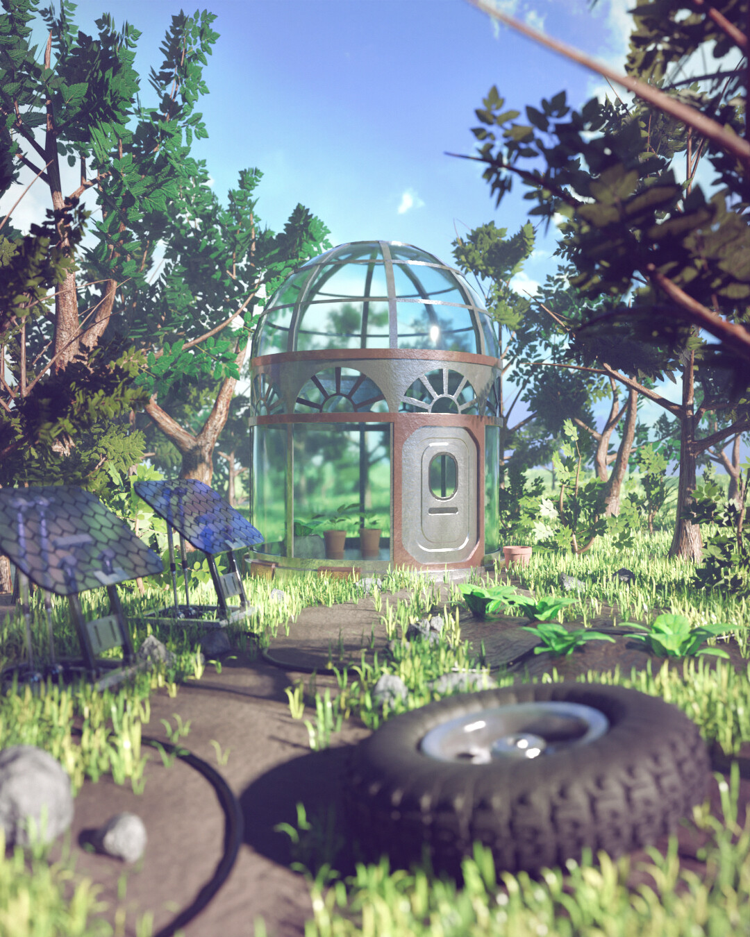 ArtStation - Enviroscape Grove