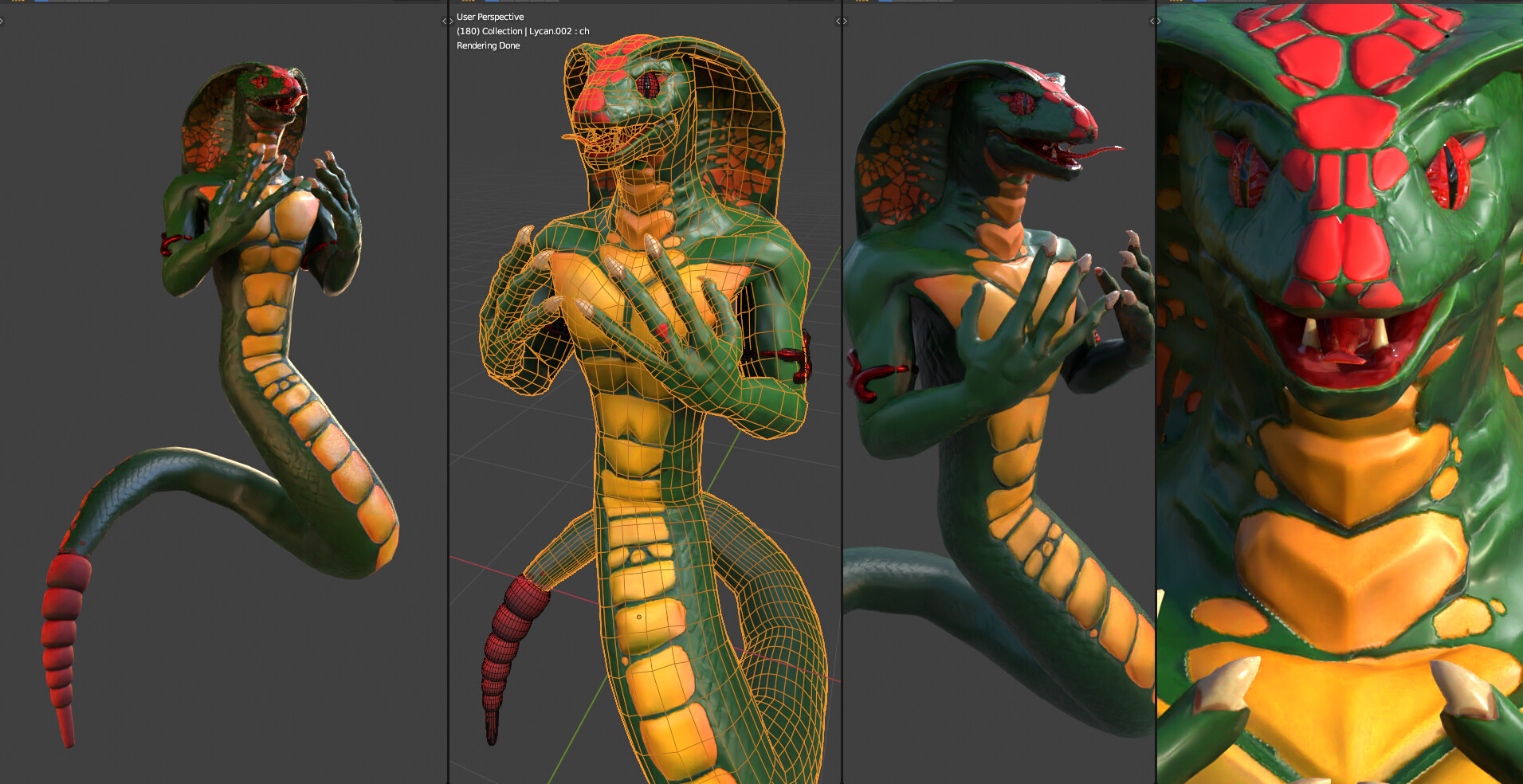 ArtStation - Naga (again) - Vrchat avatar