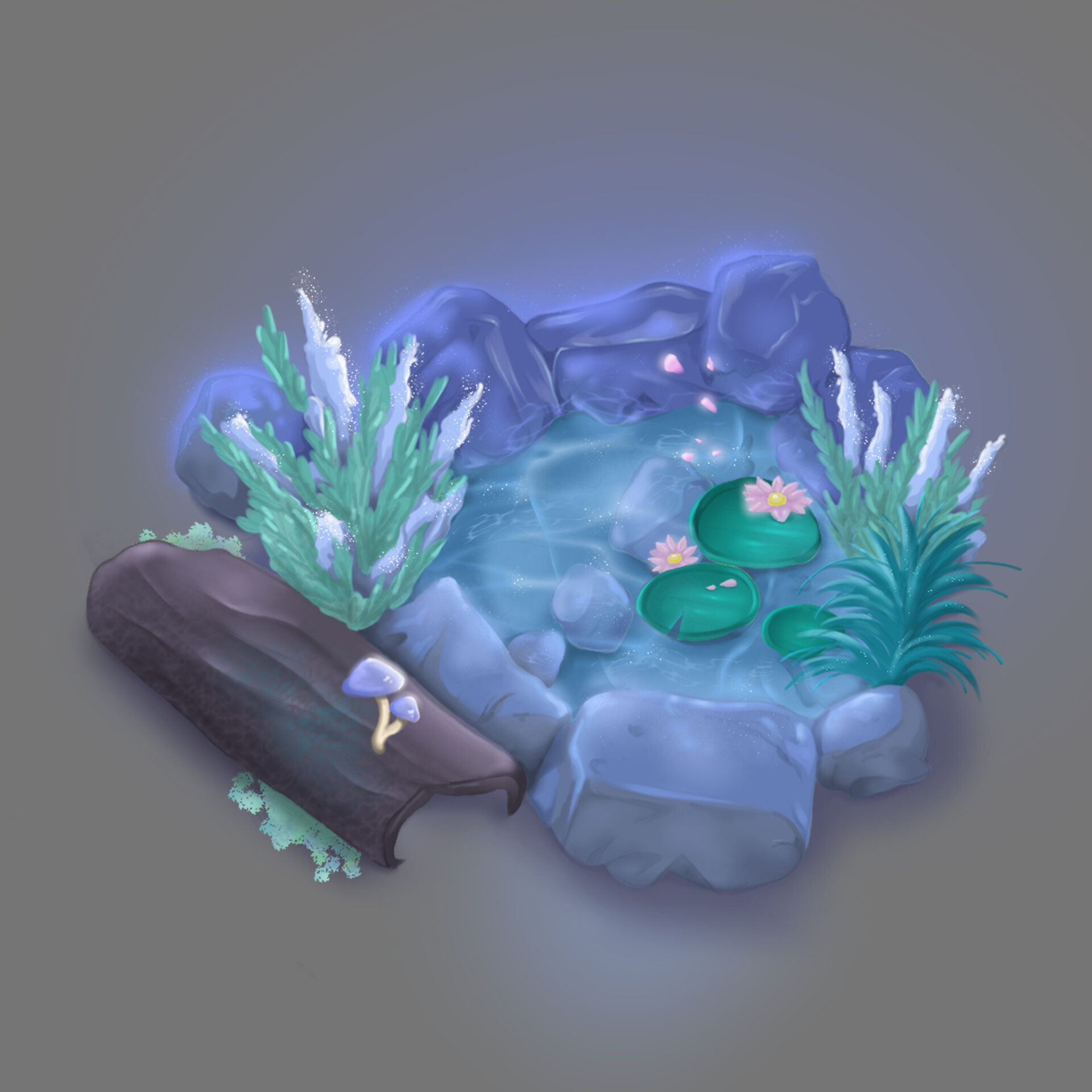 ArtStation - Magical spring