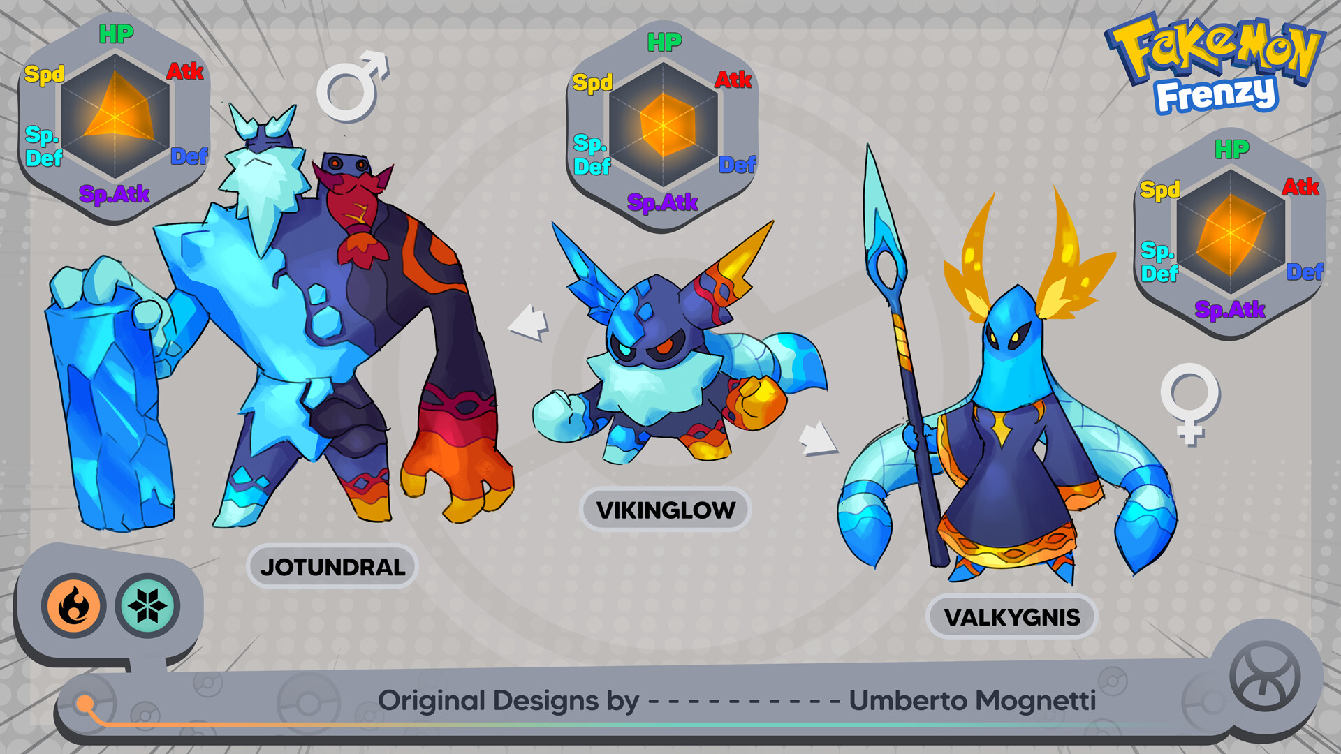 Umberto Mognetti - Fakemon Frenzy - Ice
