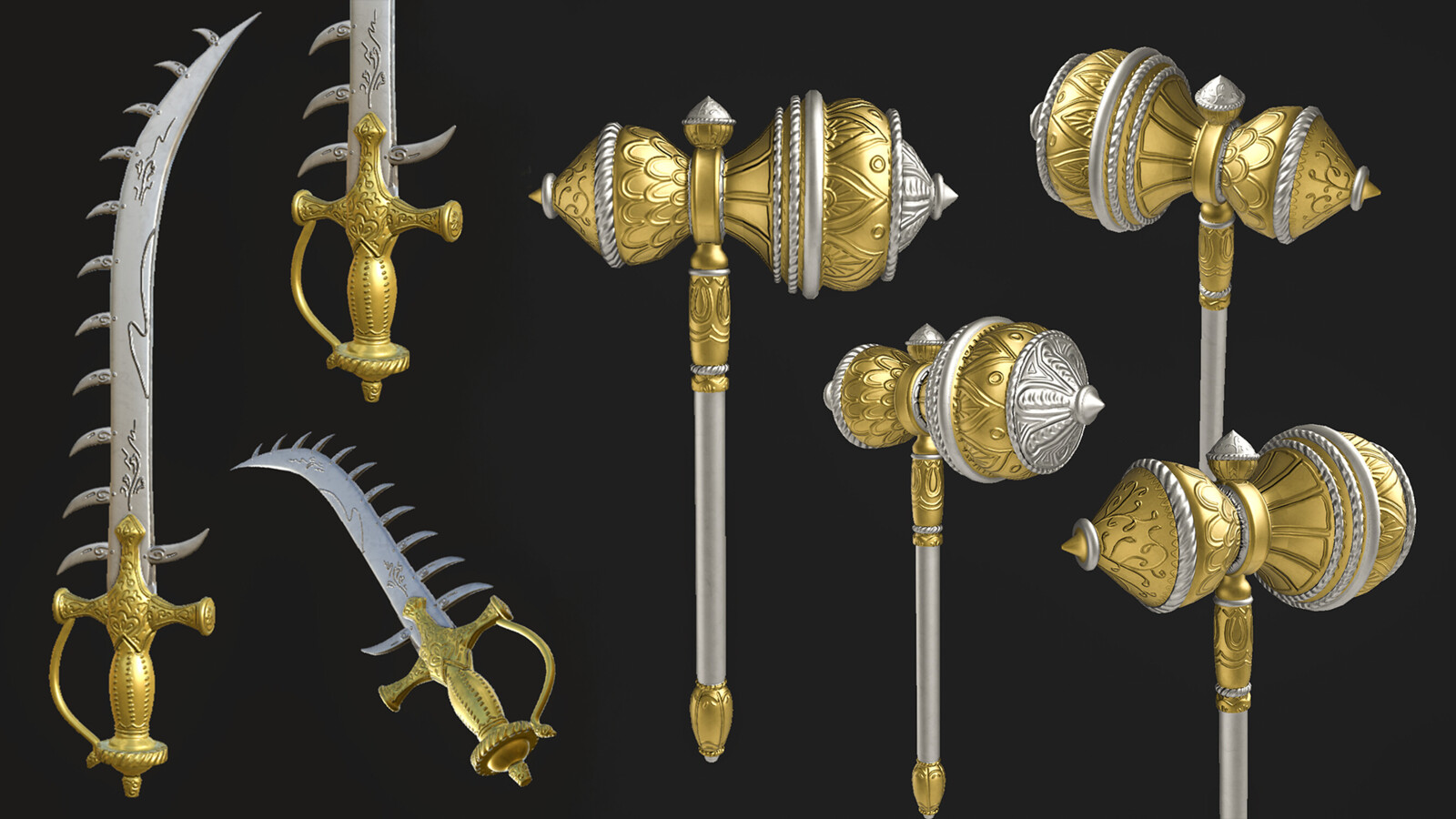 Mrinmoyee Nandi - Weapon - TALWAR & GADA