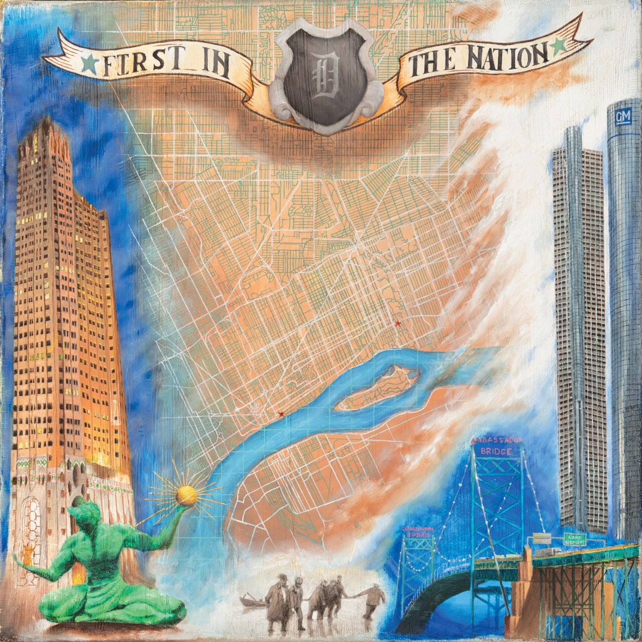 ArtStation - Detroit Mural