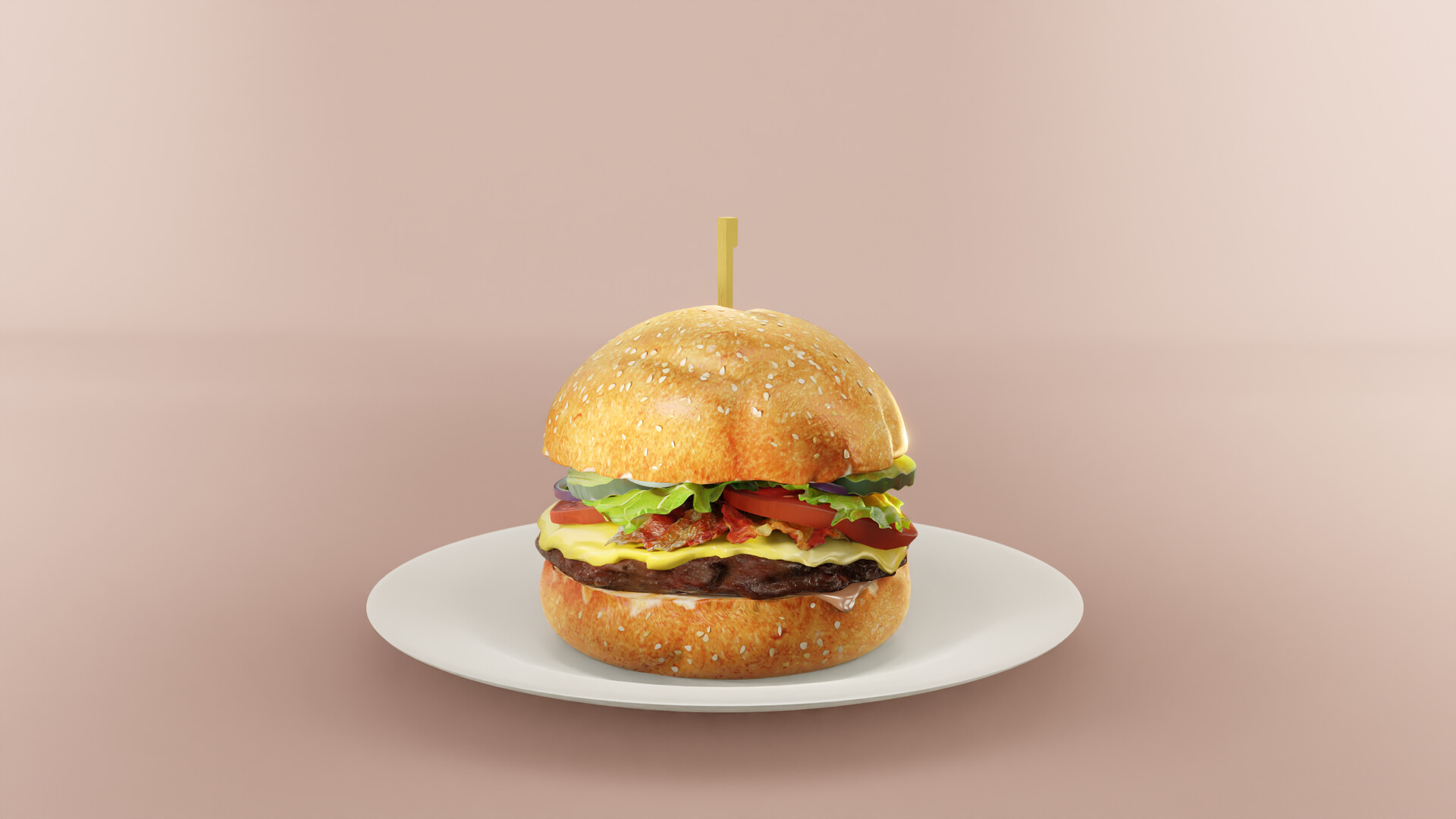 ArtStation - Burger Fast Food