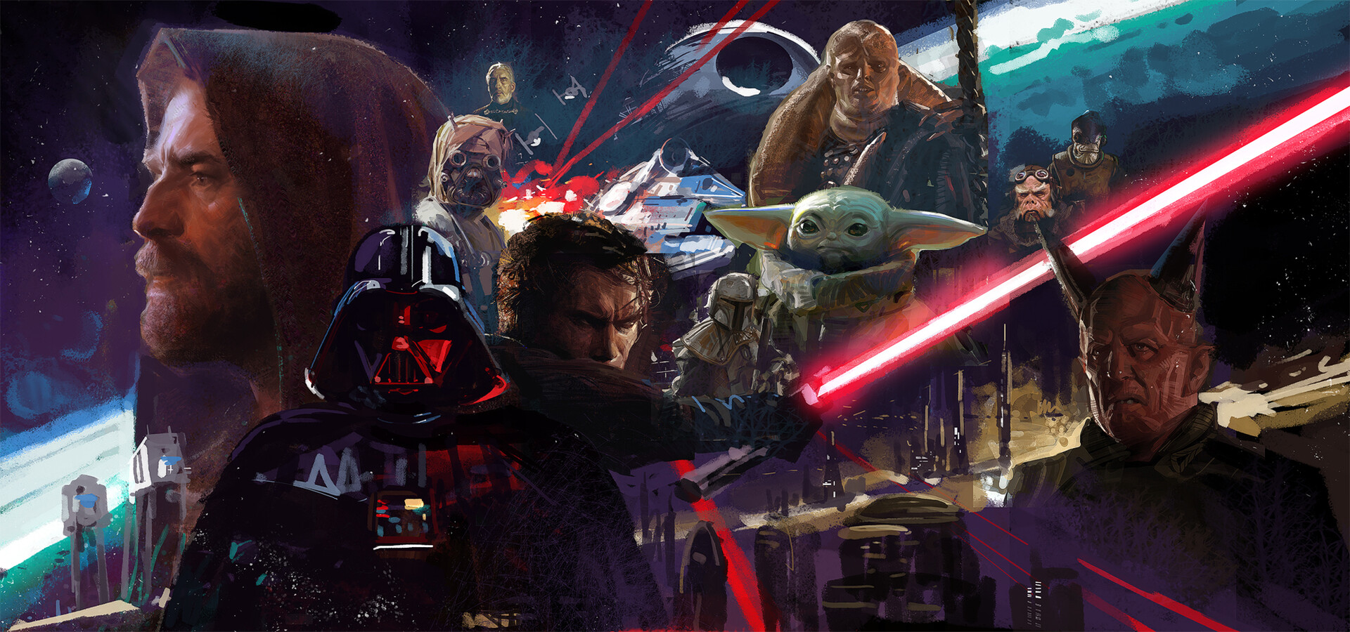 ArtStation - Star Wars fan art poster