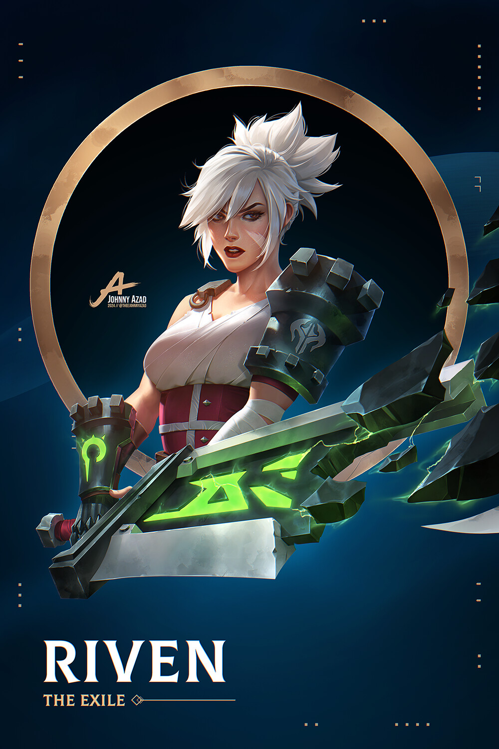 ArtStation - League of Legends // Riven Fanart