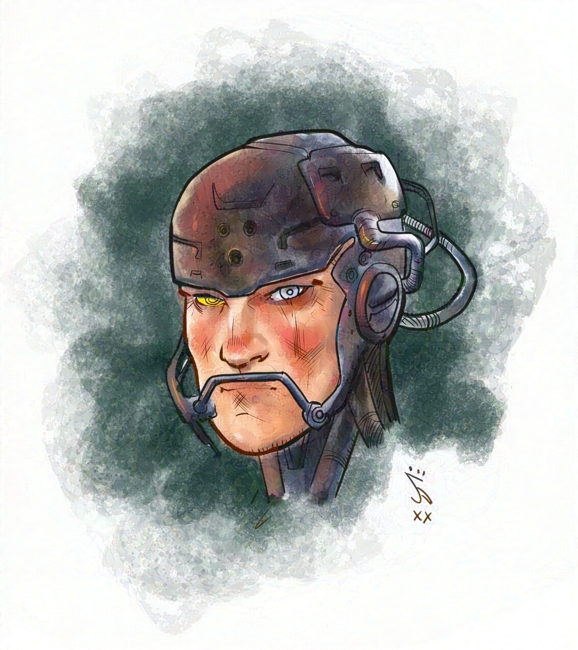 ArtStation - Cyborg concept.