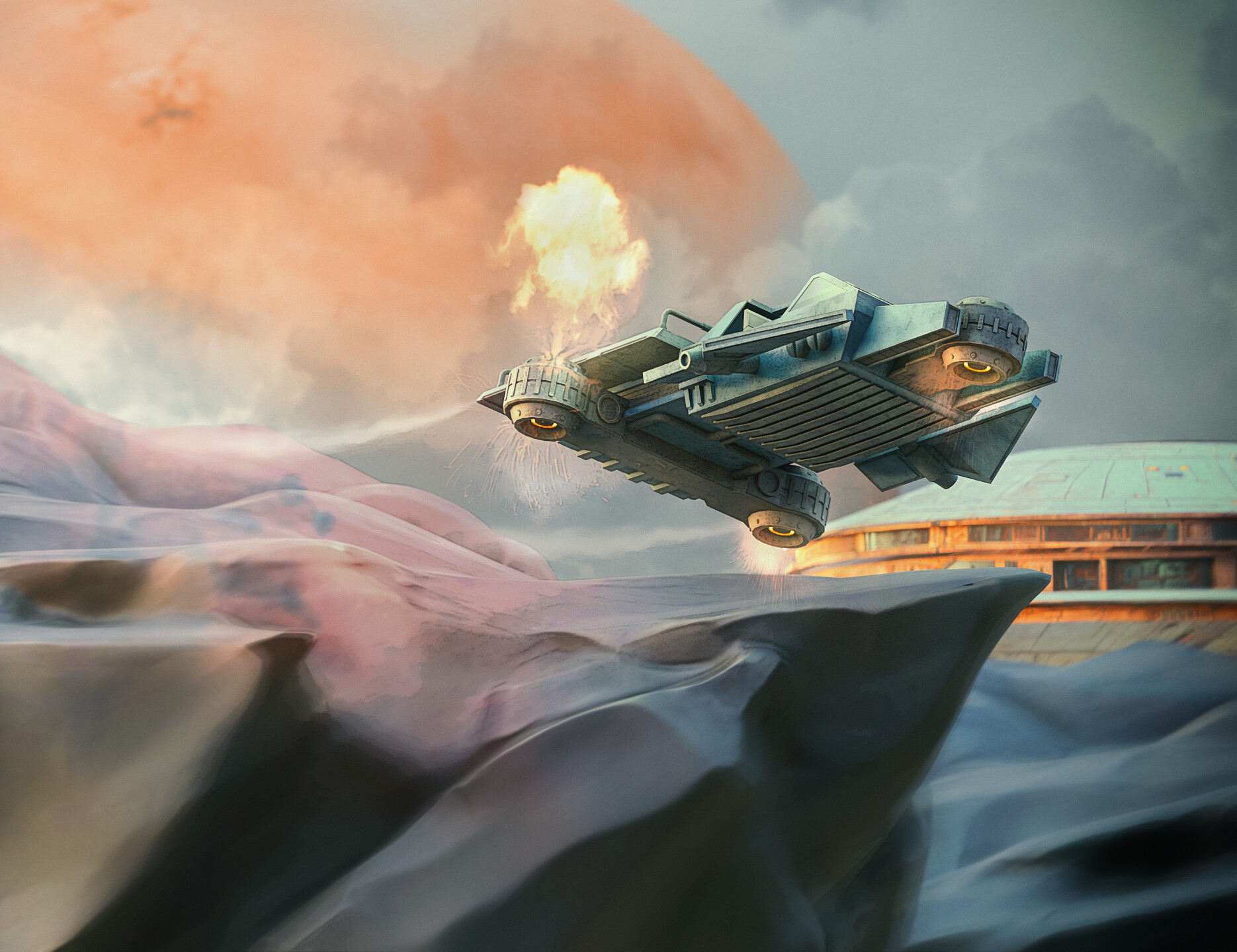 ArtStation - Lunar Ride - Star Wars Kimverse