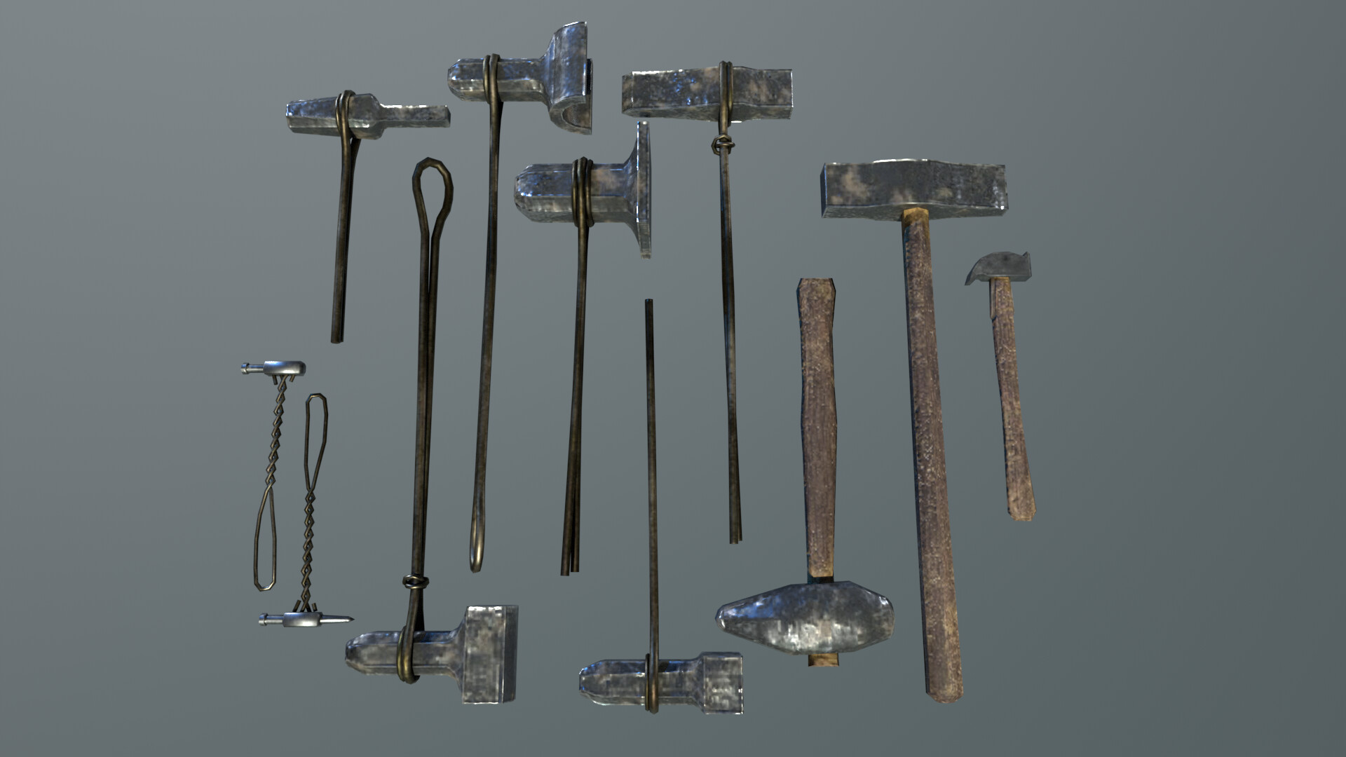 ArtStation - Blacksmith and Craft Tools