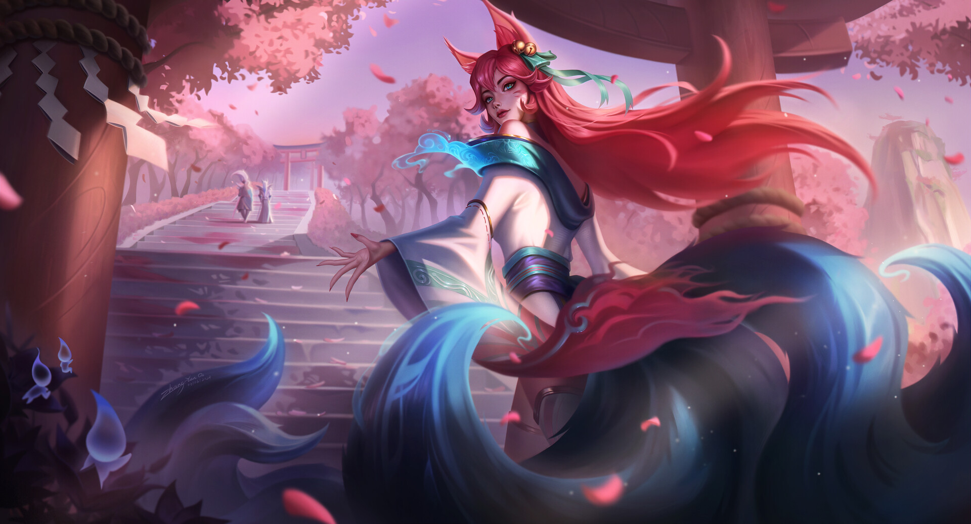Artstation Spirit Blossom Ahri Fan Art