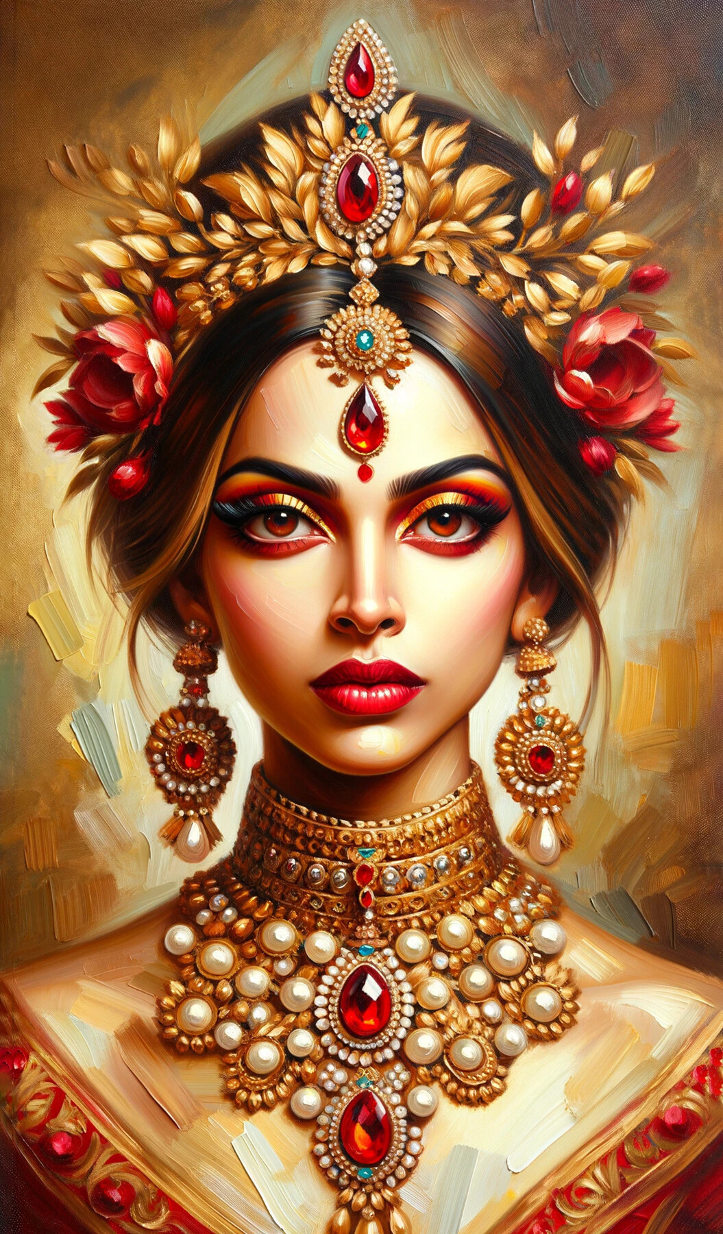 ArtStation - Majesty in Crimson: The Opulent Elegance of Royalty 04