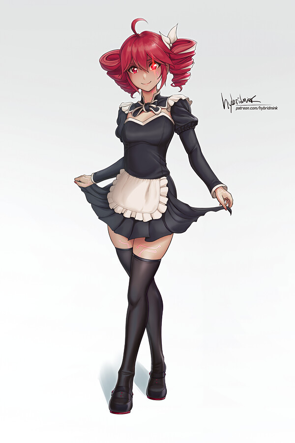ArtStation - Kasane Teto (maid)