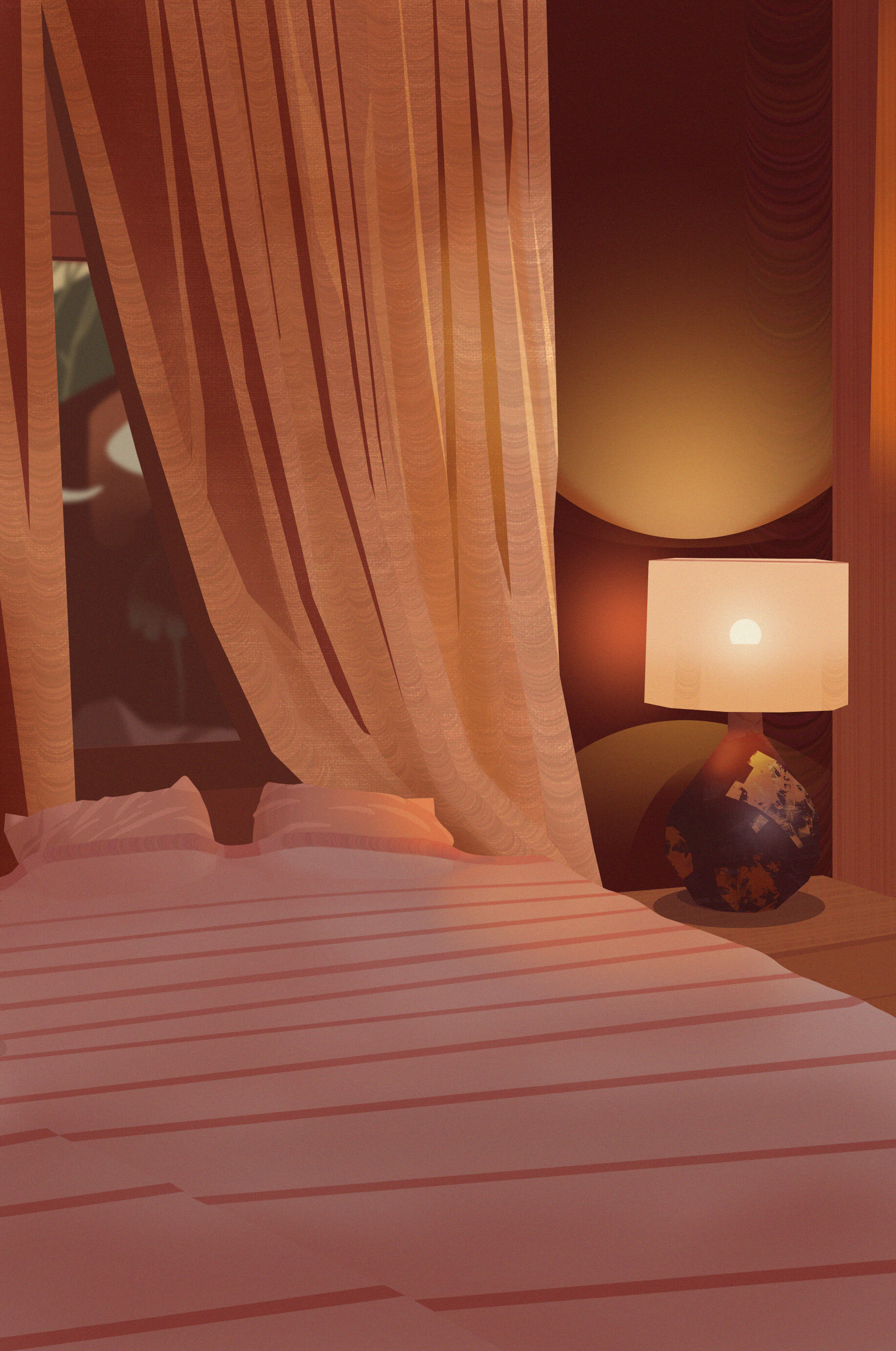ArtStation - Bedroom, photo study