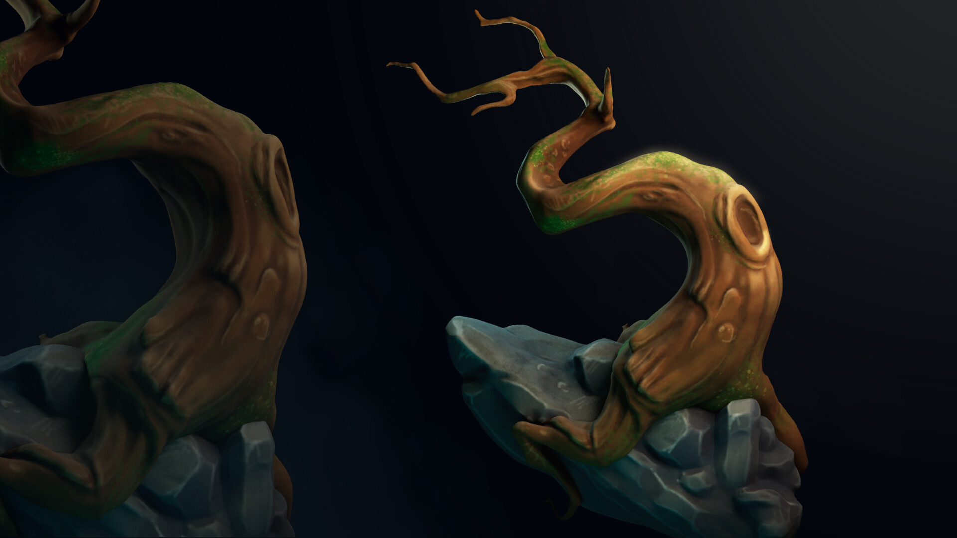 ArtStation - Stylized Stump