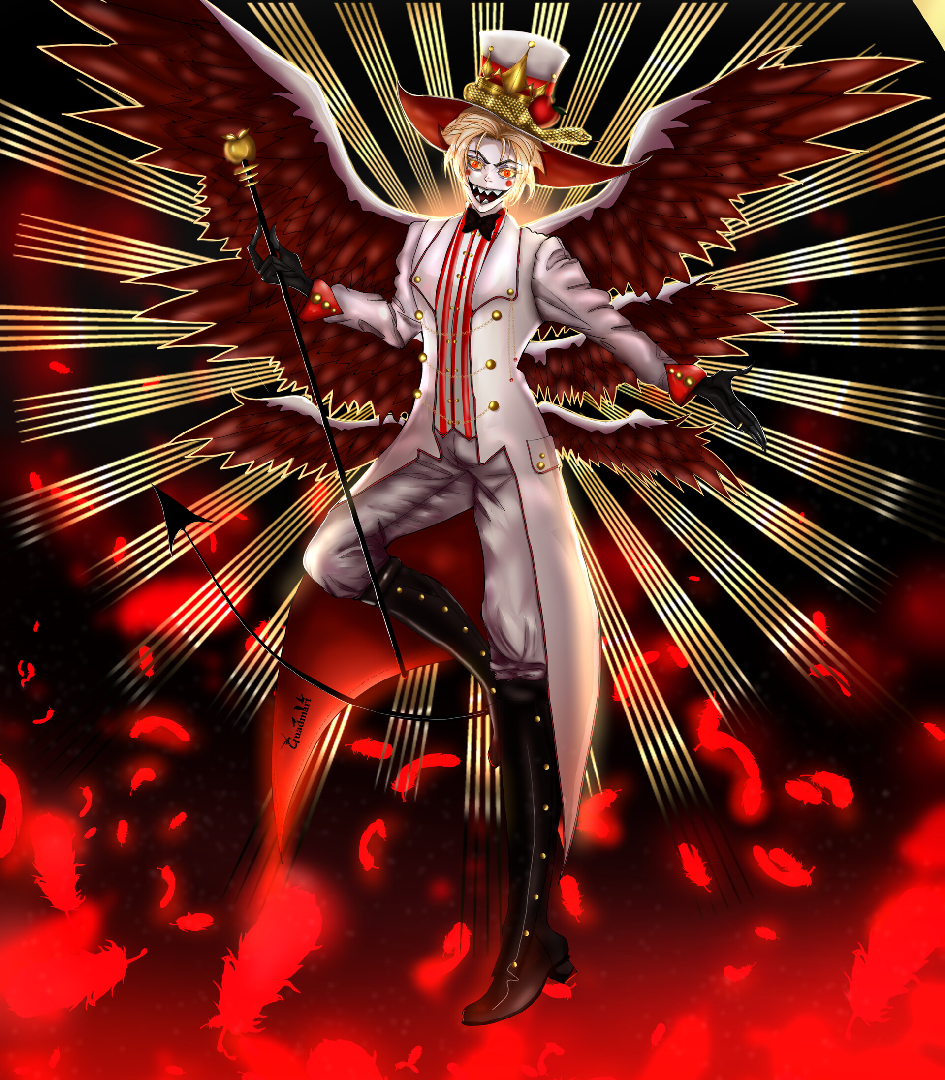 ArtStation - My Lucifer style!(Hazbin Hotel) Do you like it? Leave me a ...