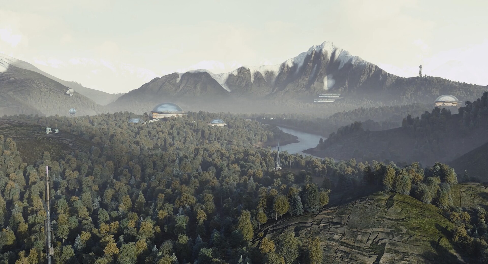 ArtStation - Environment with a touch of the future 🌍