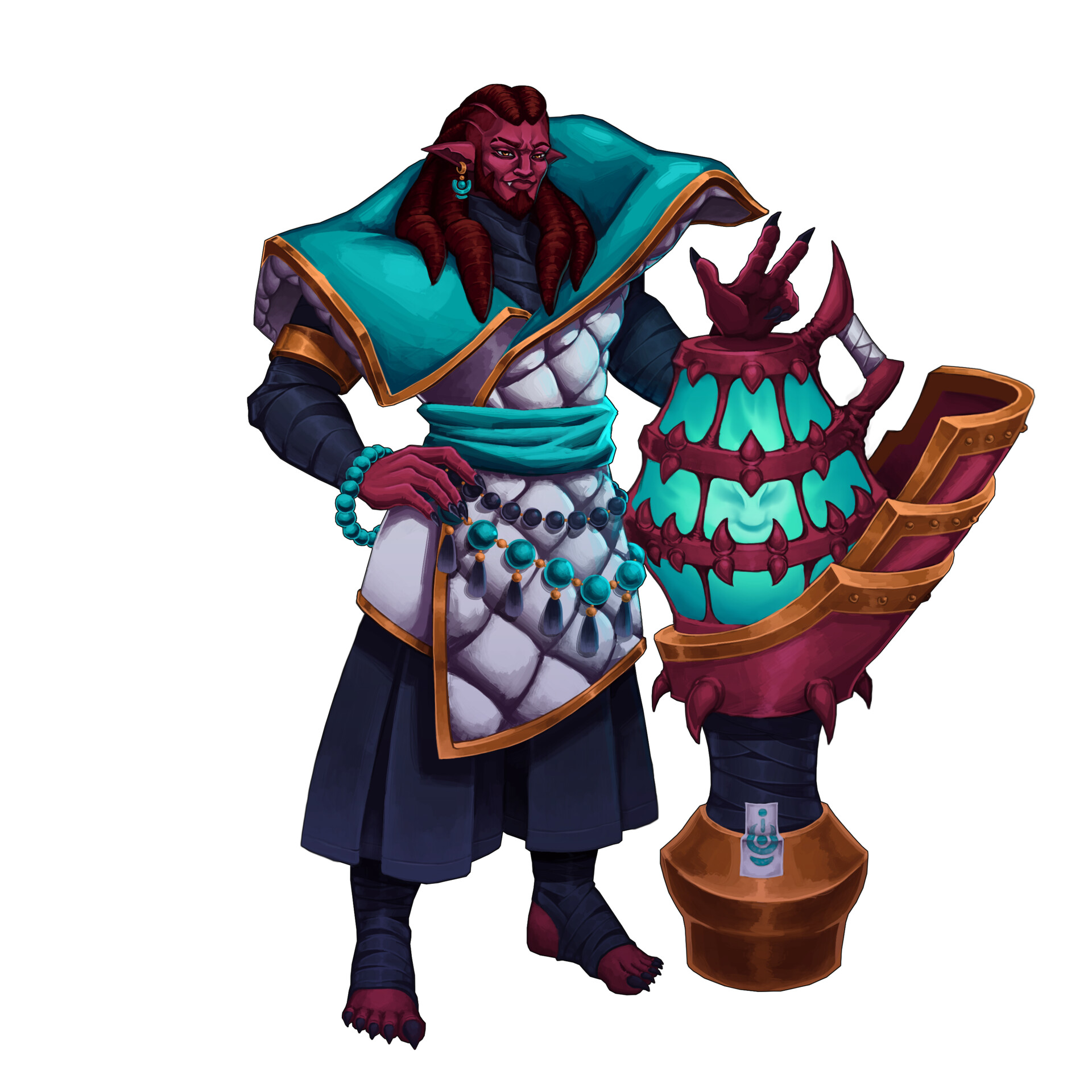 ArtStation - Laroyê, the HobGoblin Cannoneer