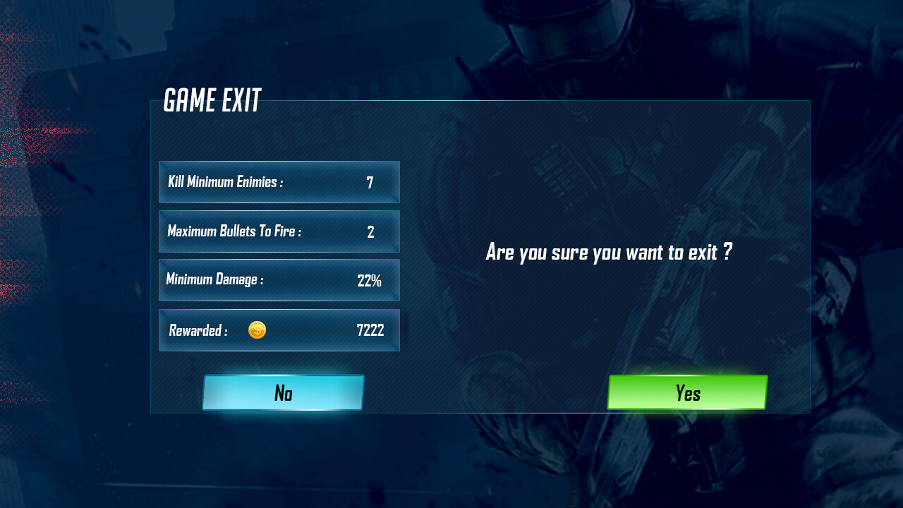 ArtStation - Fps Shooting Game UI