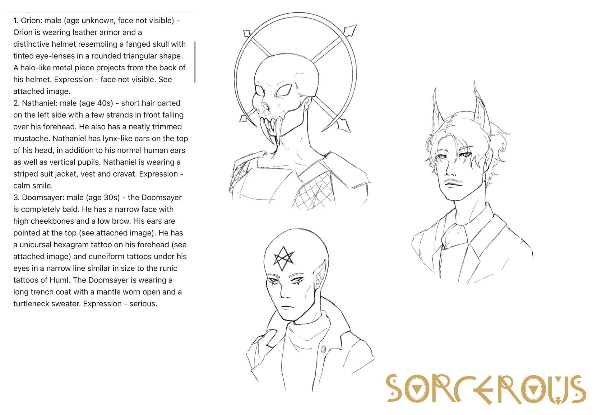 ArtStation - Sorcerous 2 NPC Designs